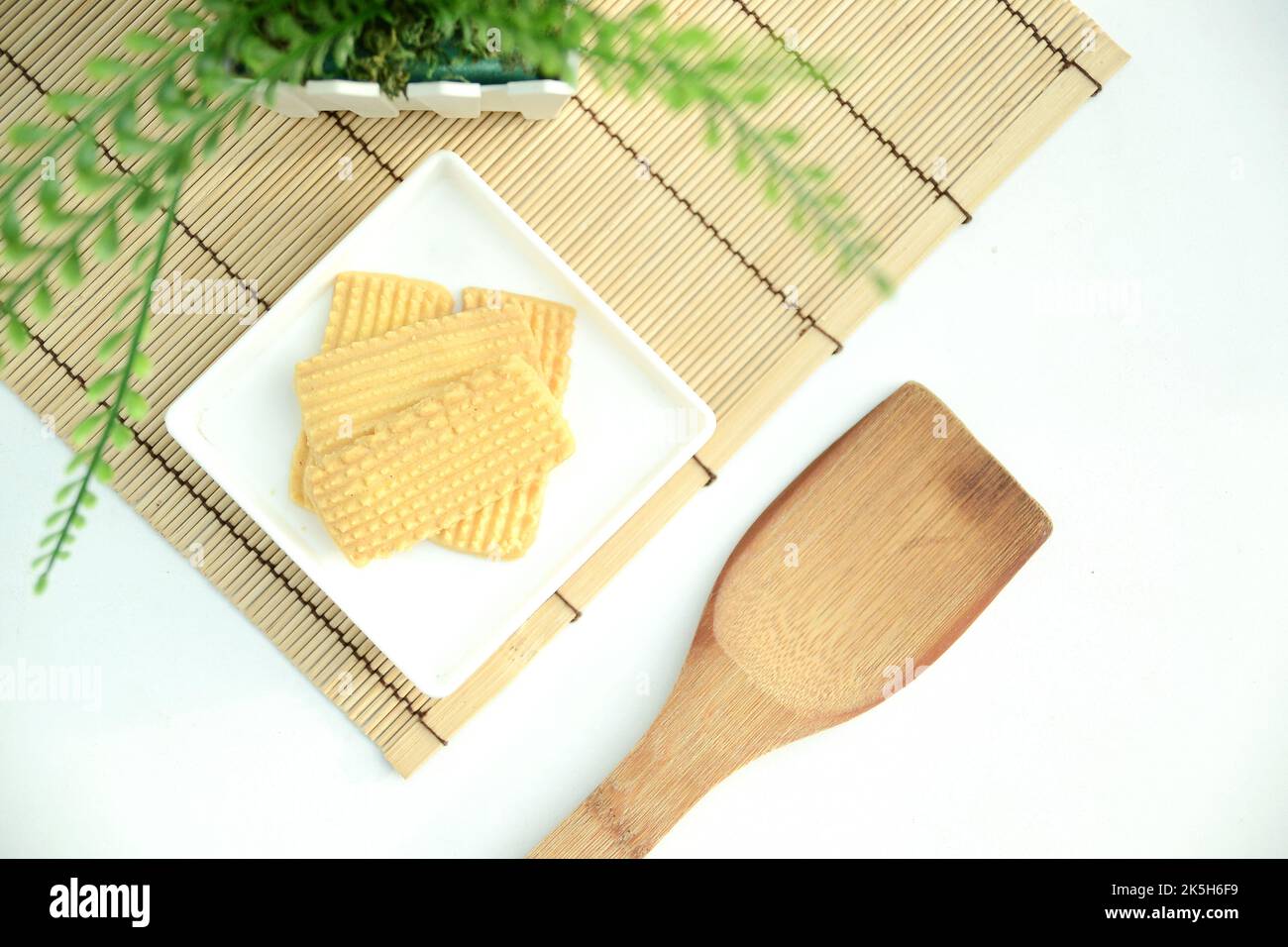 Fresh home made Samprit Cookies. Famous delicacy on Hari Raya ...