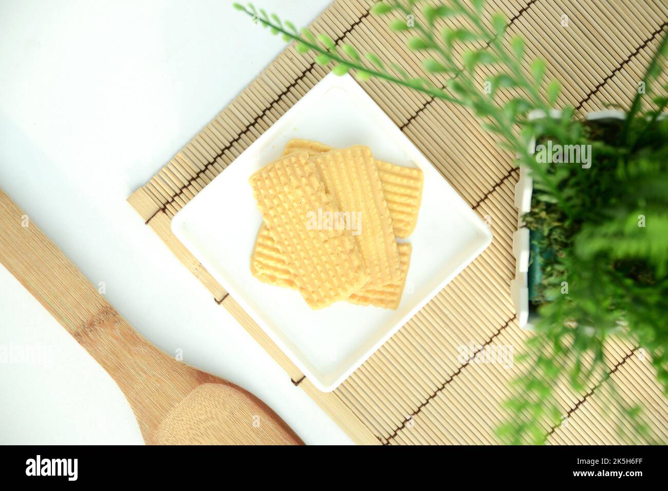 Fresh home made Samprit Cookies. Famous delicacy on Hari Raya ...