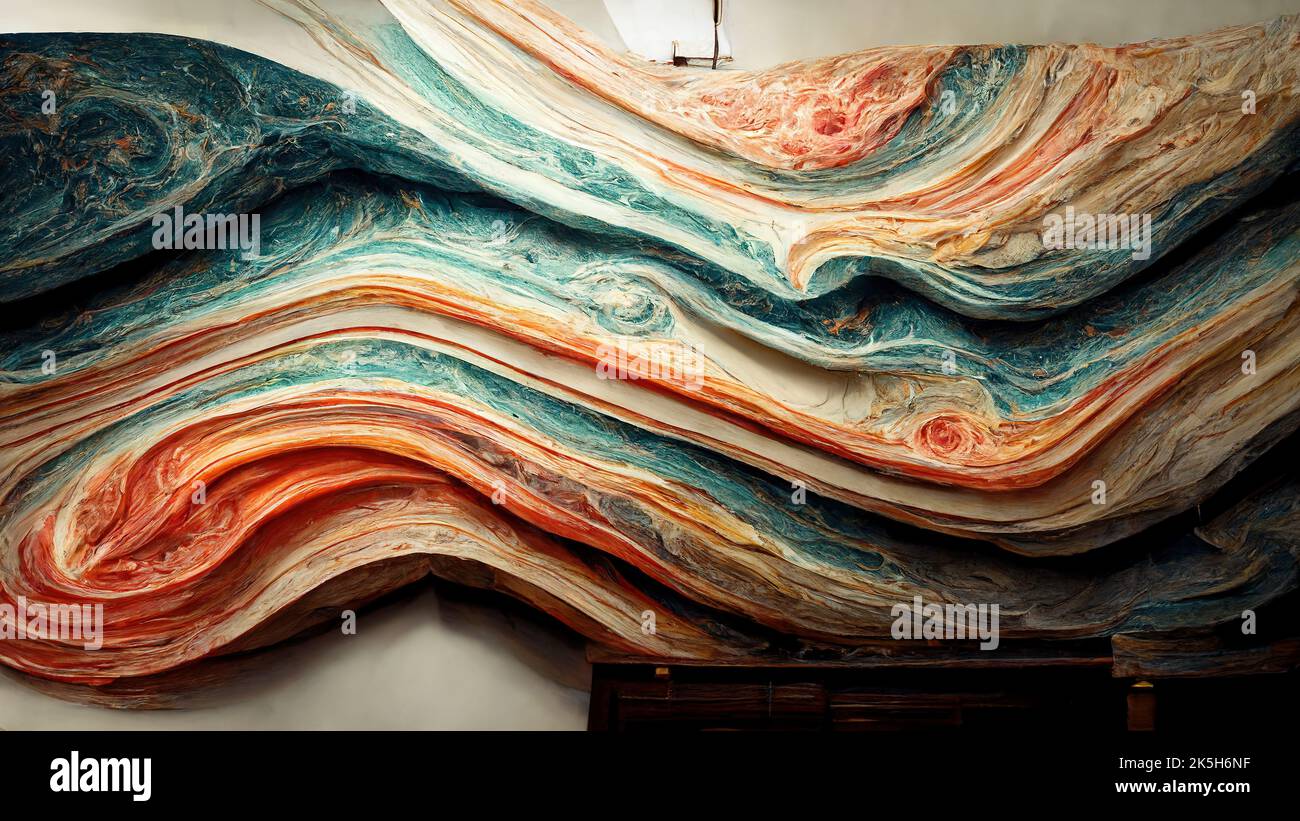 Colorful backdrop wavy marble hi-res stock photography and images - Alamy
