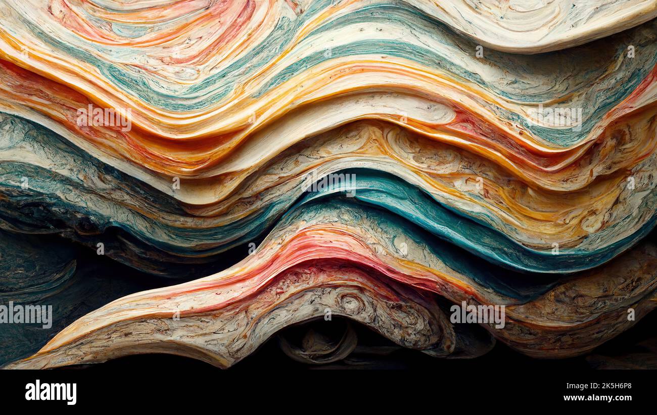 Colorful backdrop wavy marble hi-res stock photography and images - Alamy