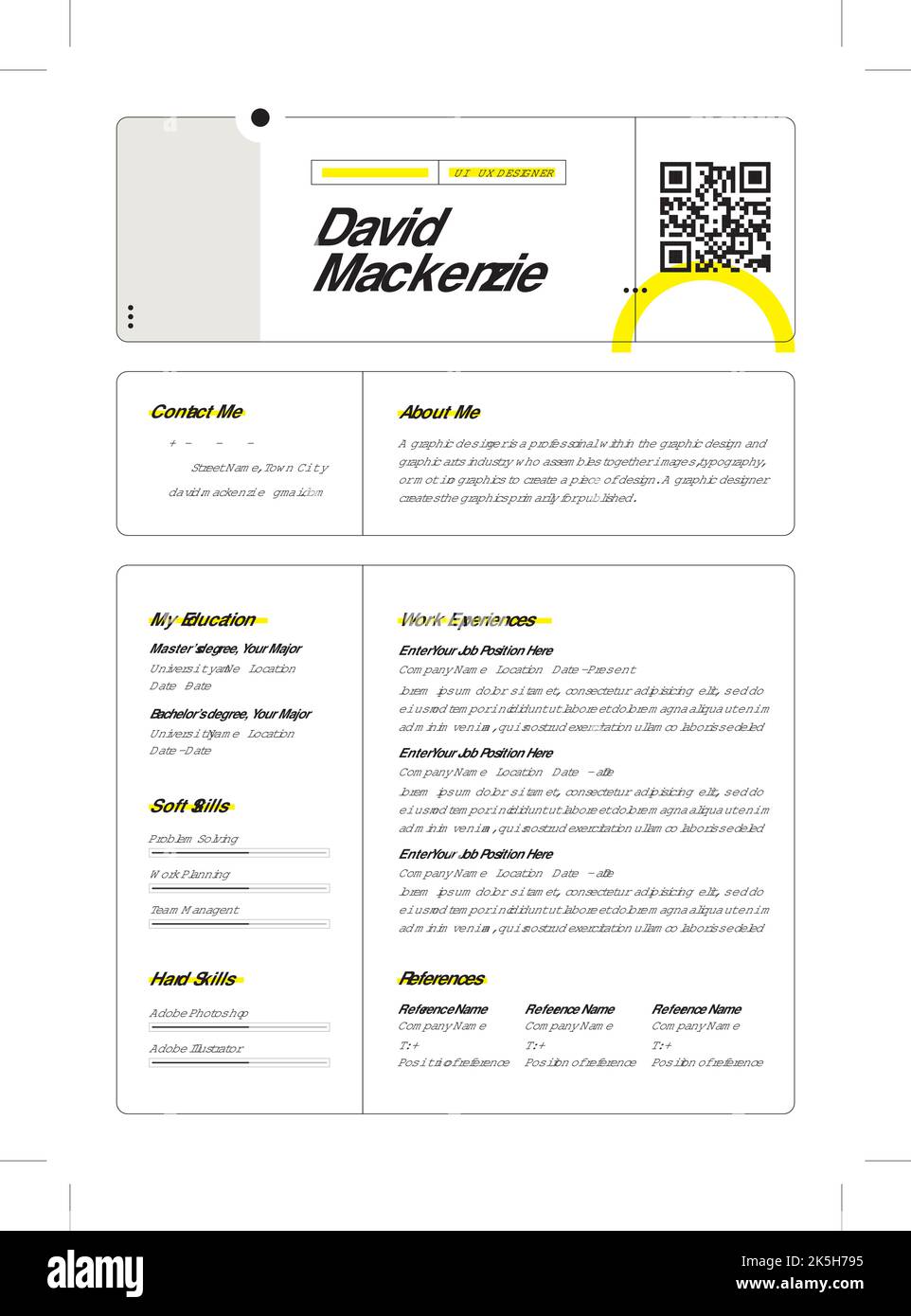 Professional skills vector vectors Stock Vector Images - Alamy