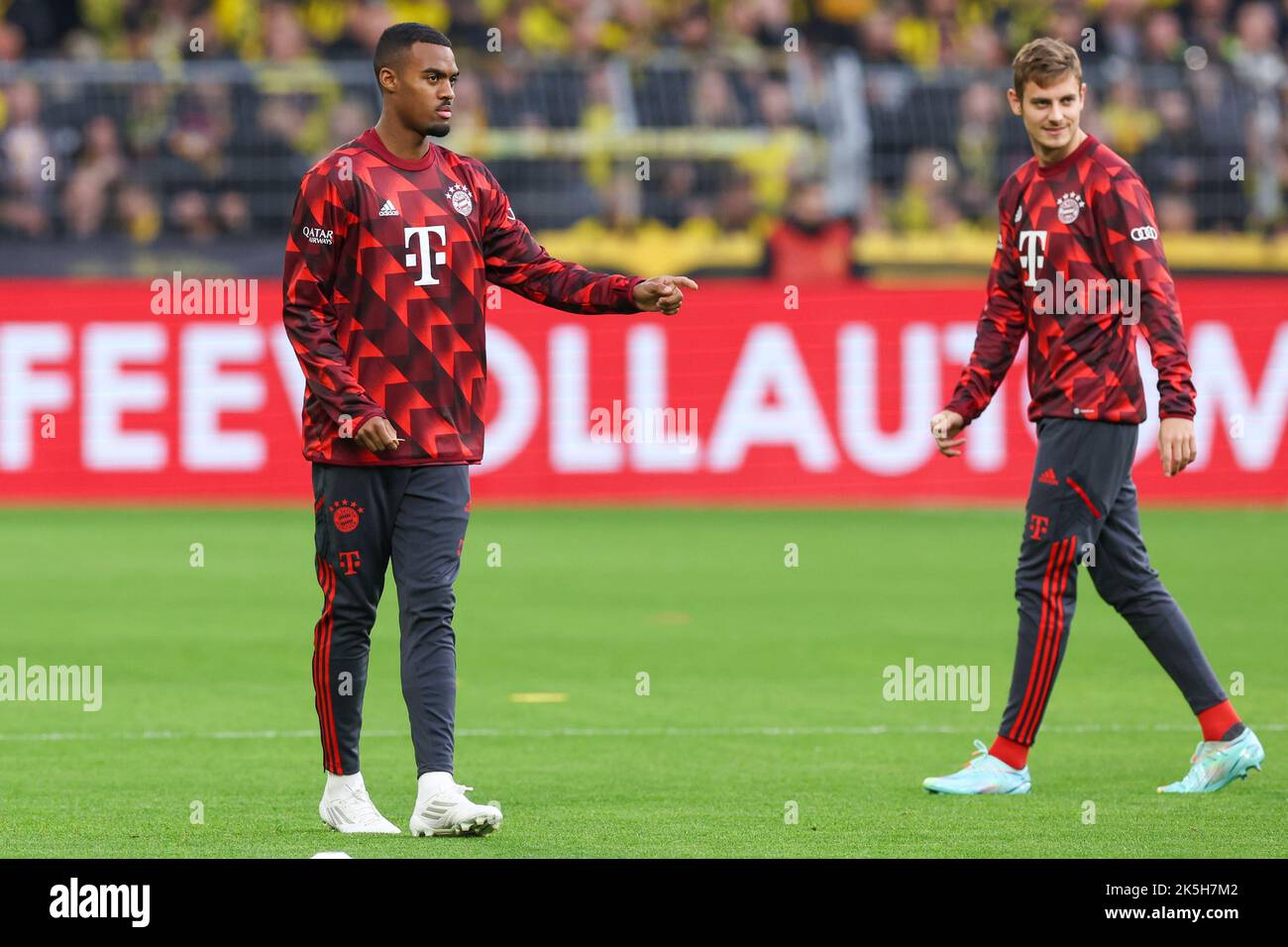 DORTMUND, GERMANY - OCTOBER 8: Ryan Gravenberch of FC Bayern Munchen ...