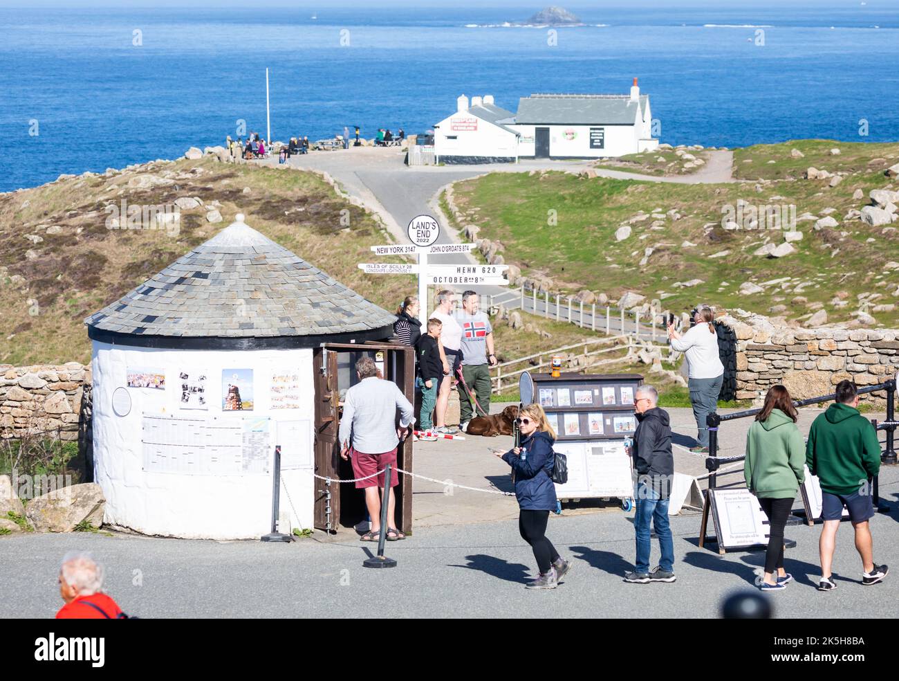Land's End, Cornwall,UK,8th October 2022,Blue Tuna could be seen as ...