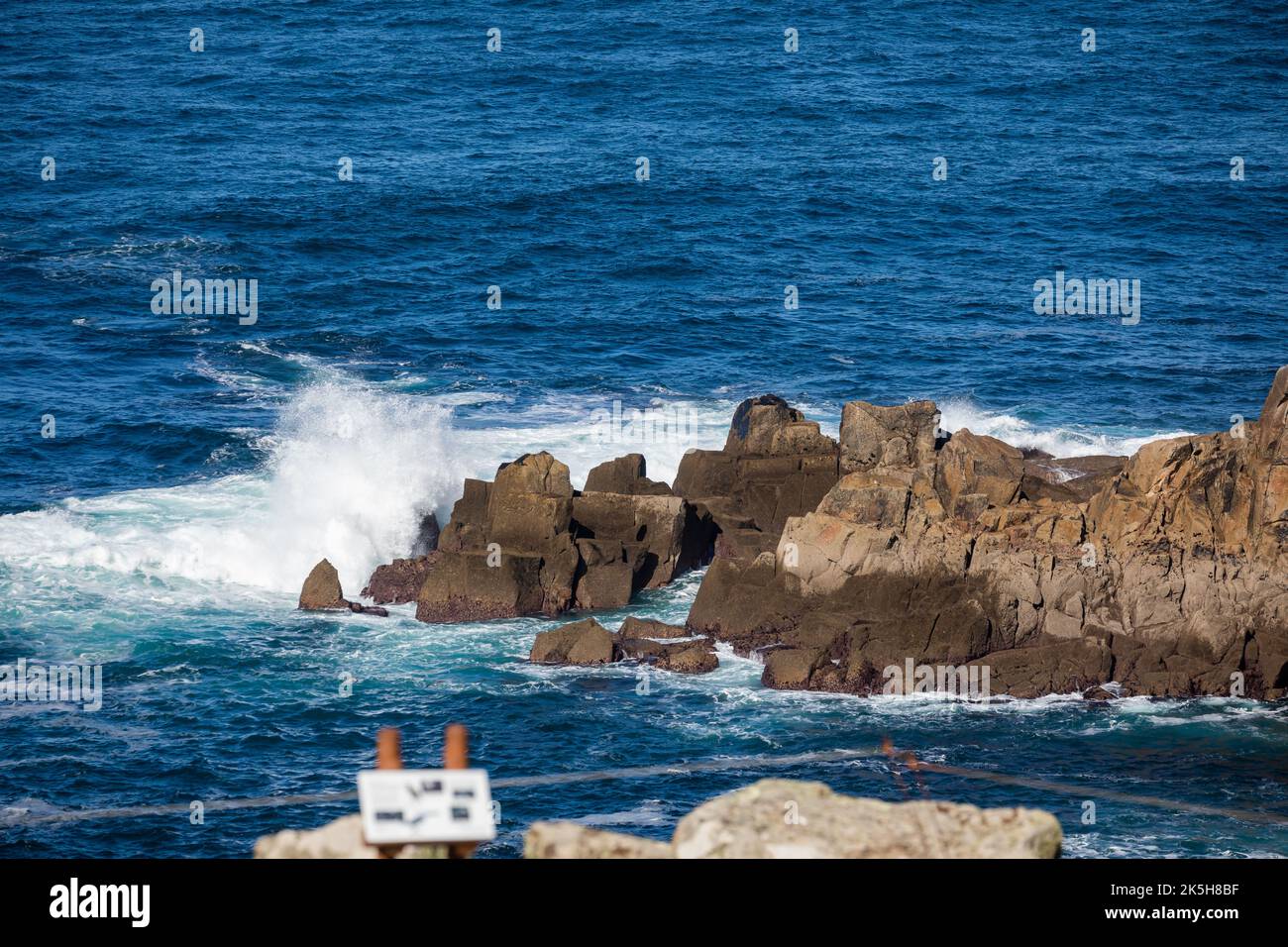 Land's End, Cornwall,UK,8th October 2022,Blue Tuna could be seen as ...