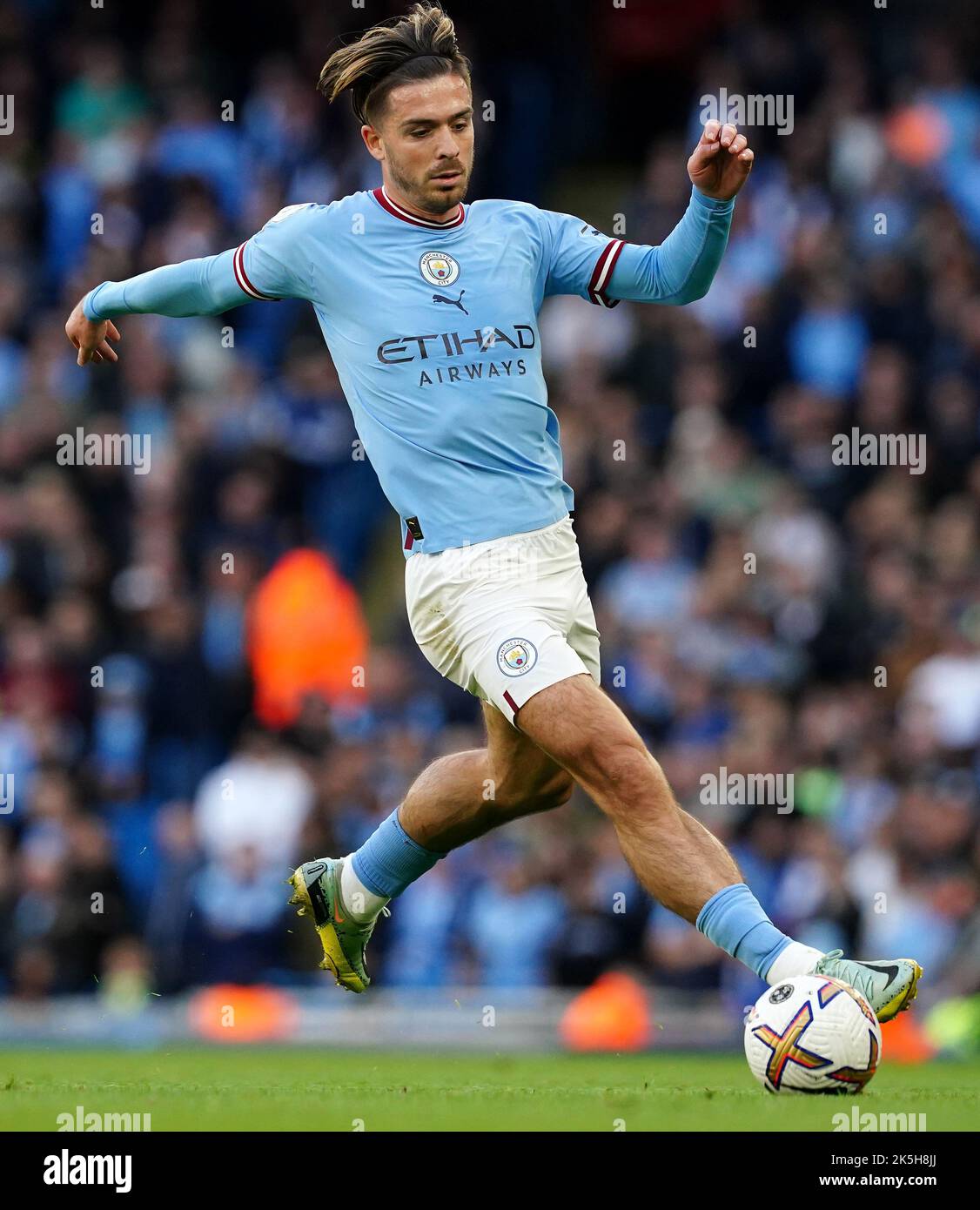 Manchester City's Jack Grealish during the Premier League match at ...
