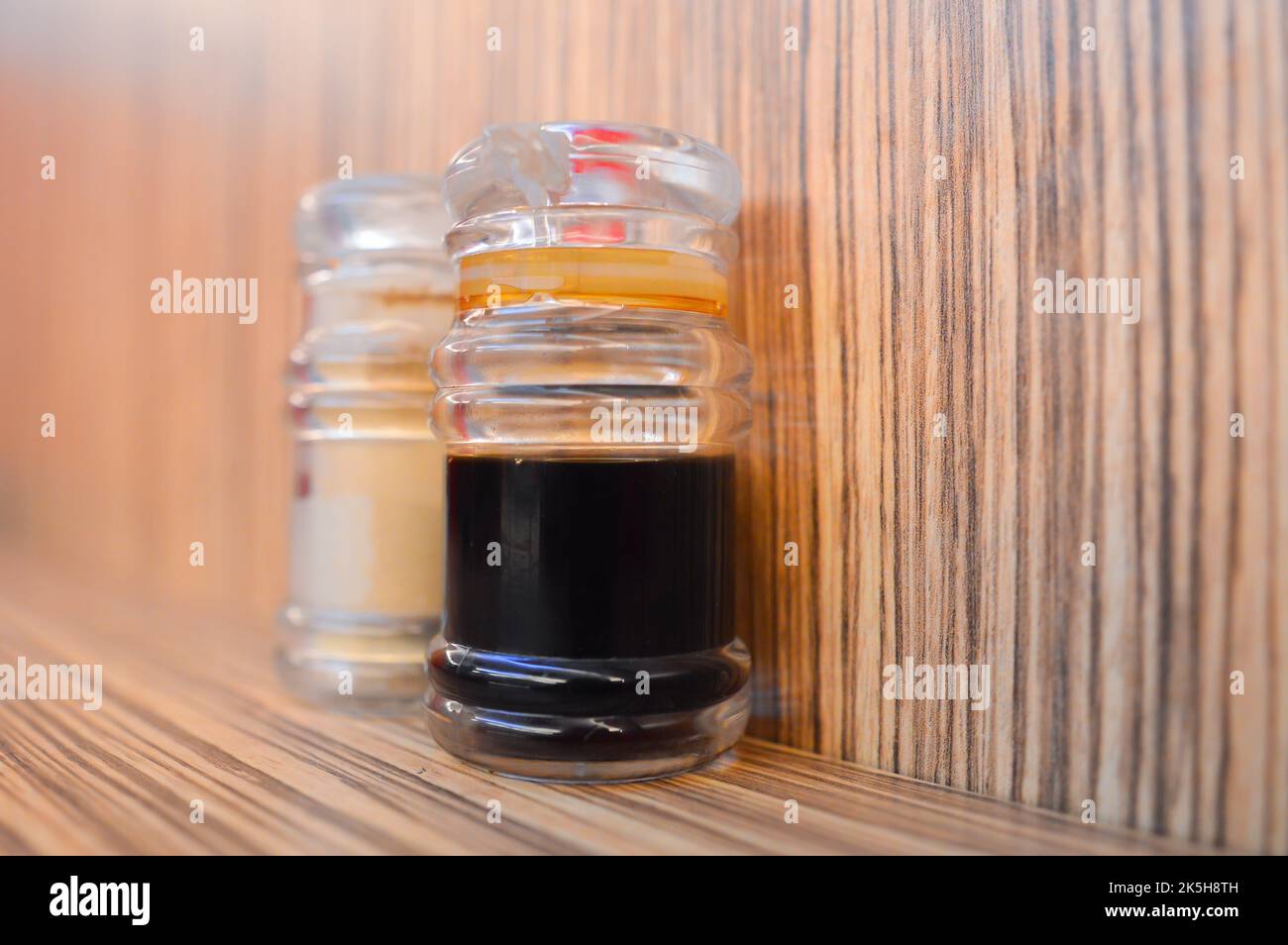 A set of salt and soya sauce Stock Photo - Alamy