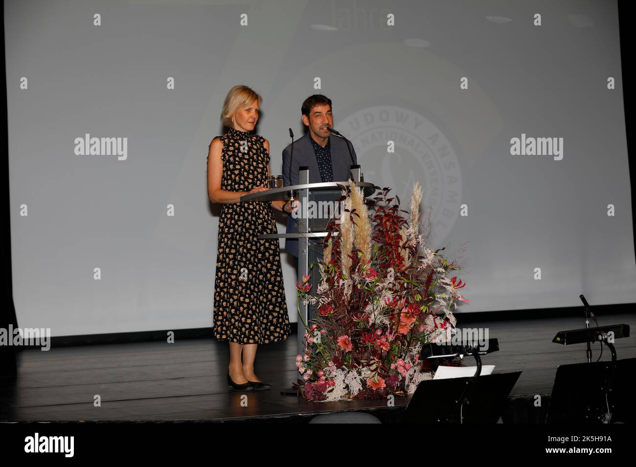 Diana Wagner und Tomas Kreibich-Nawka beim Festakt zum 70jährigen ...