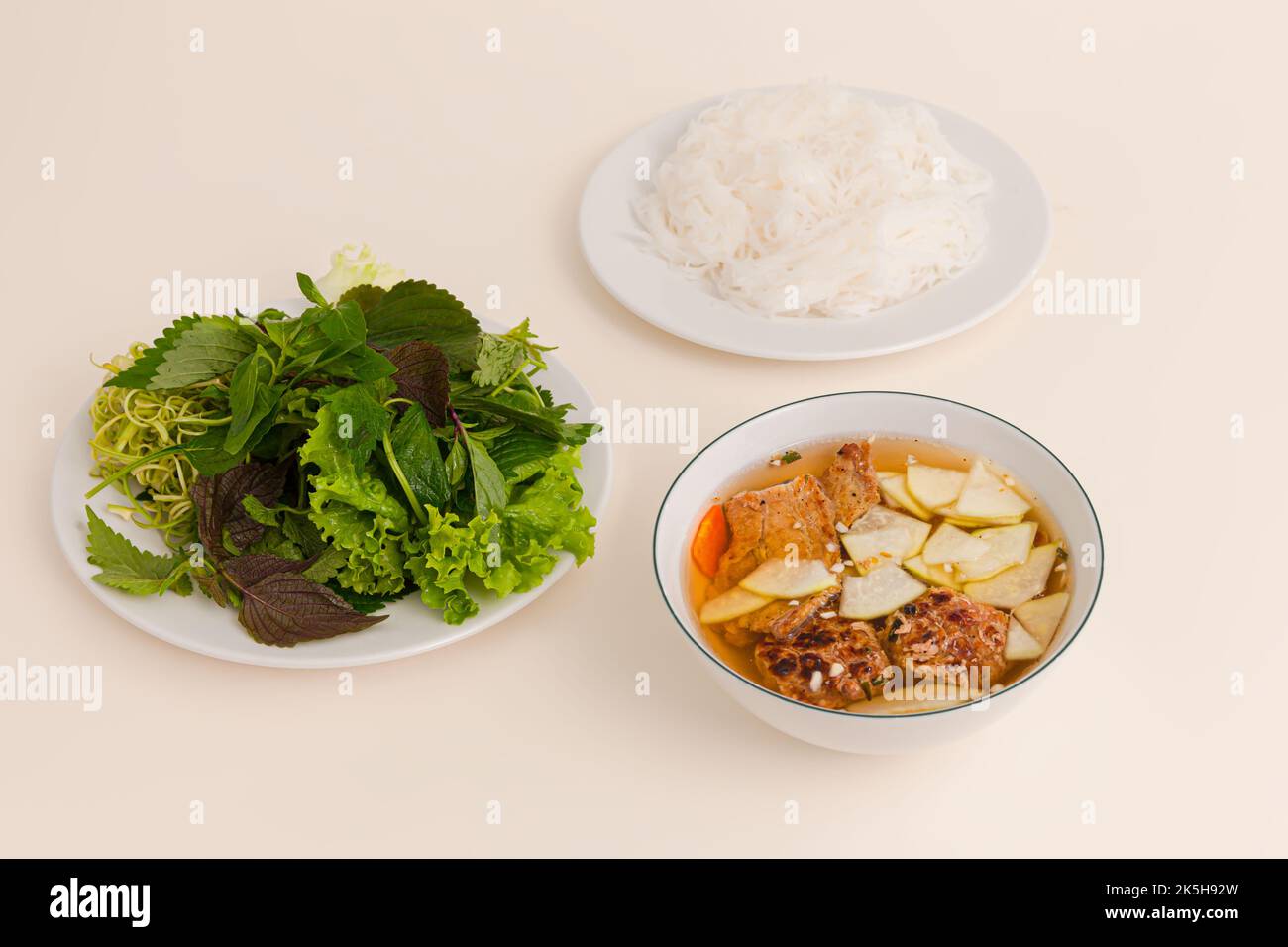 Bun Cha Ha Noi, Vietnamese grilled pork with rice noodles, Vietnamese ...