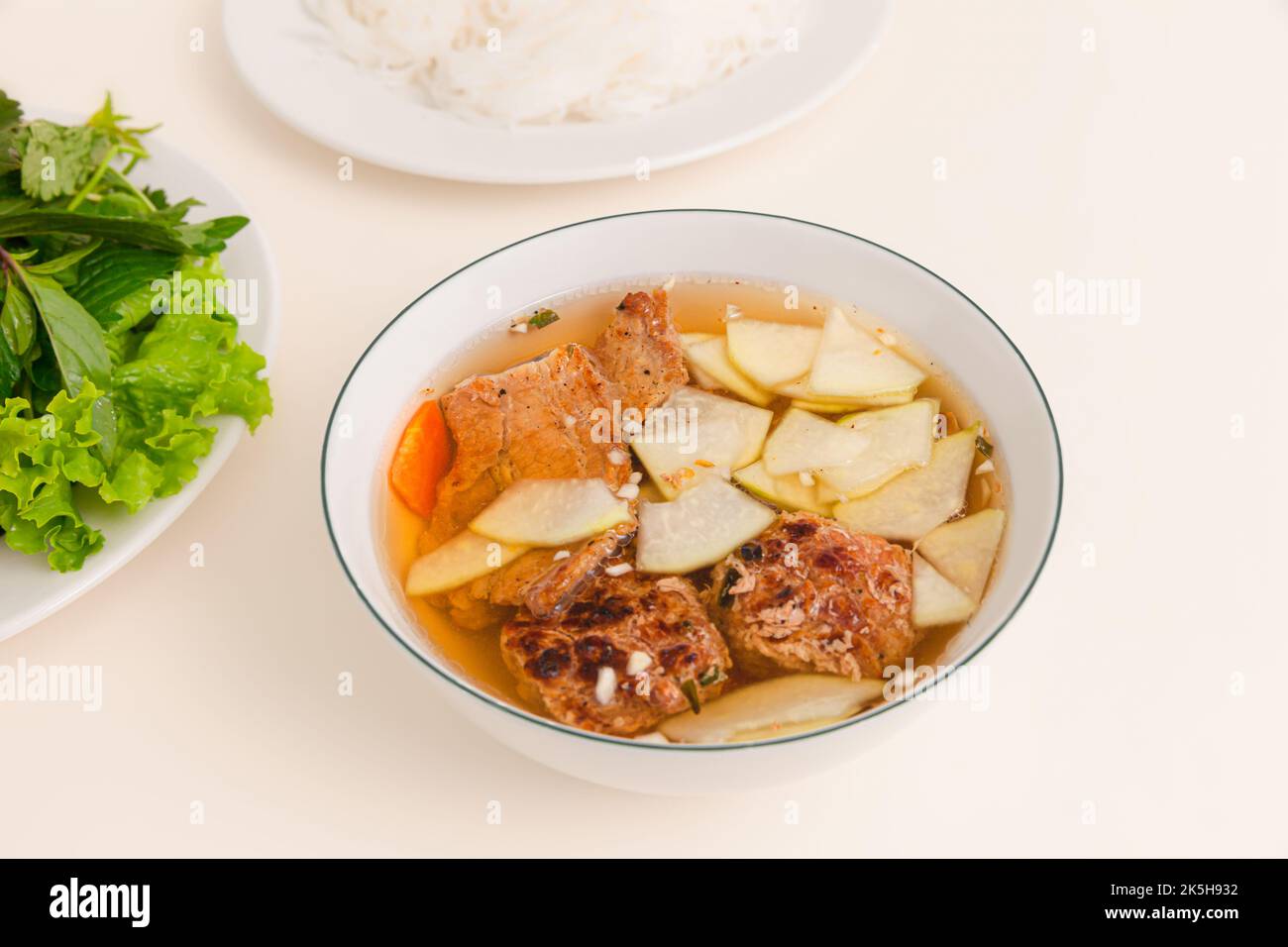 Bun Cha Ha Noi, Vietnamese grilled pork with rice noodles, Vietnamese ...