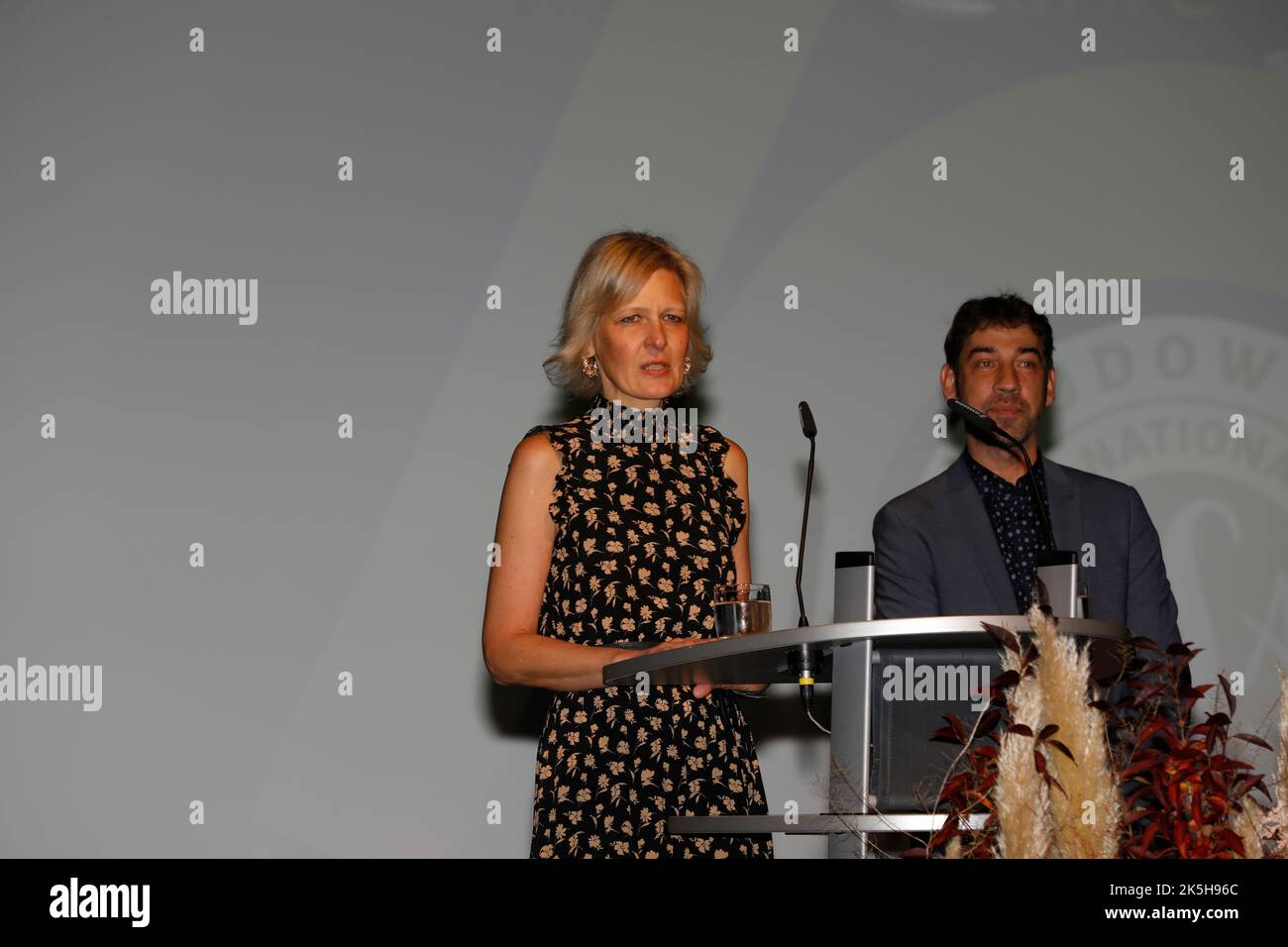 Diana Wagner und Tomas Kreibich-Nawka beim Festakt zum 70jährigen ...