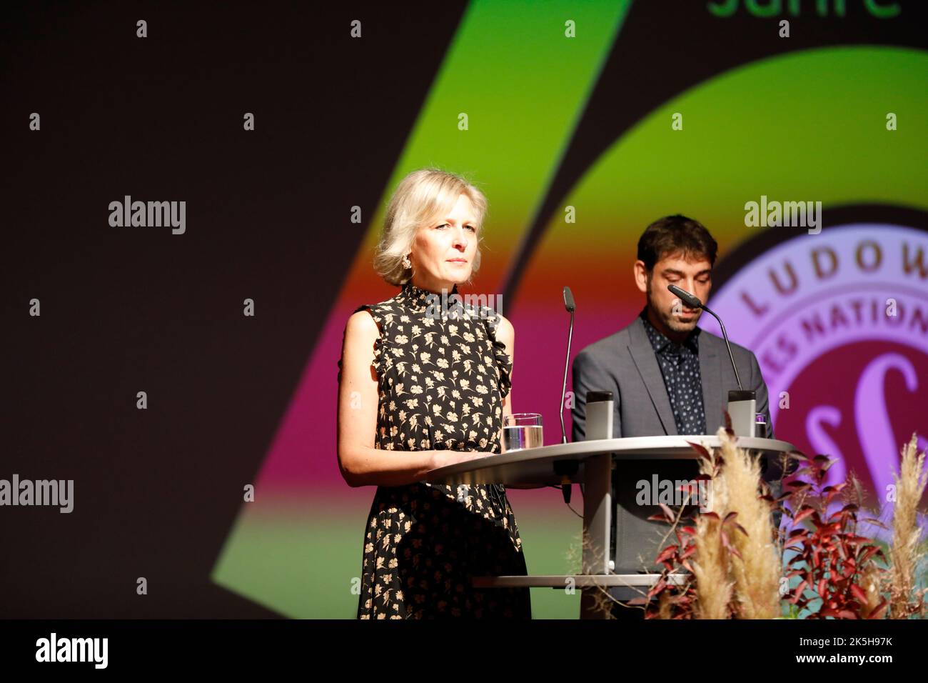 Diana Wagner und Tomas Kreibich-Nawka beim Festakt zum 70jährigen ...