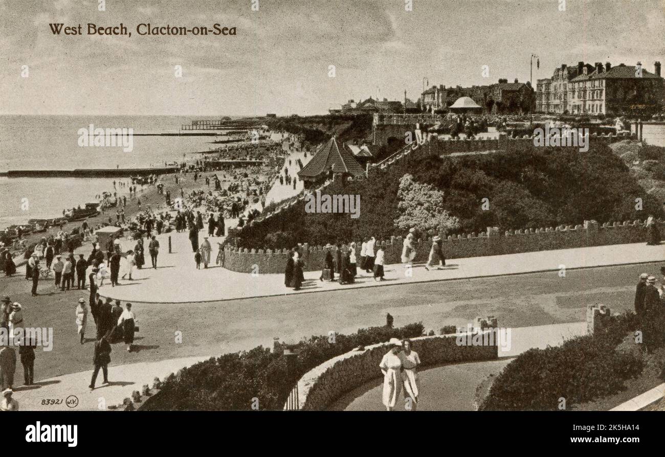 Clacton on sea west beach hi-res stock photography and images - Alamy