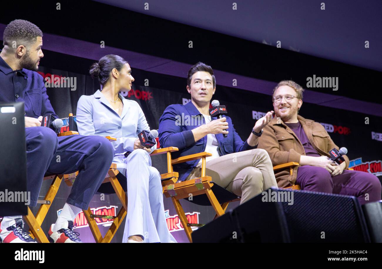 New York, USA. 07th Oct, 2022. Cast members Amazon's Wheel of Time ...