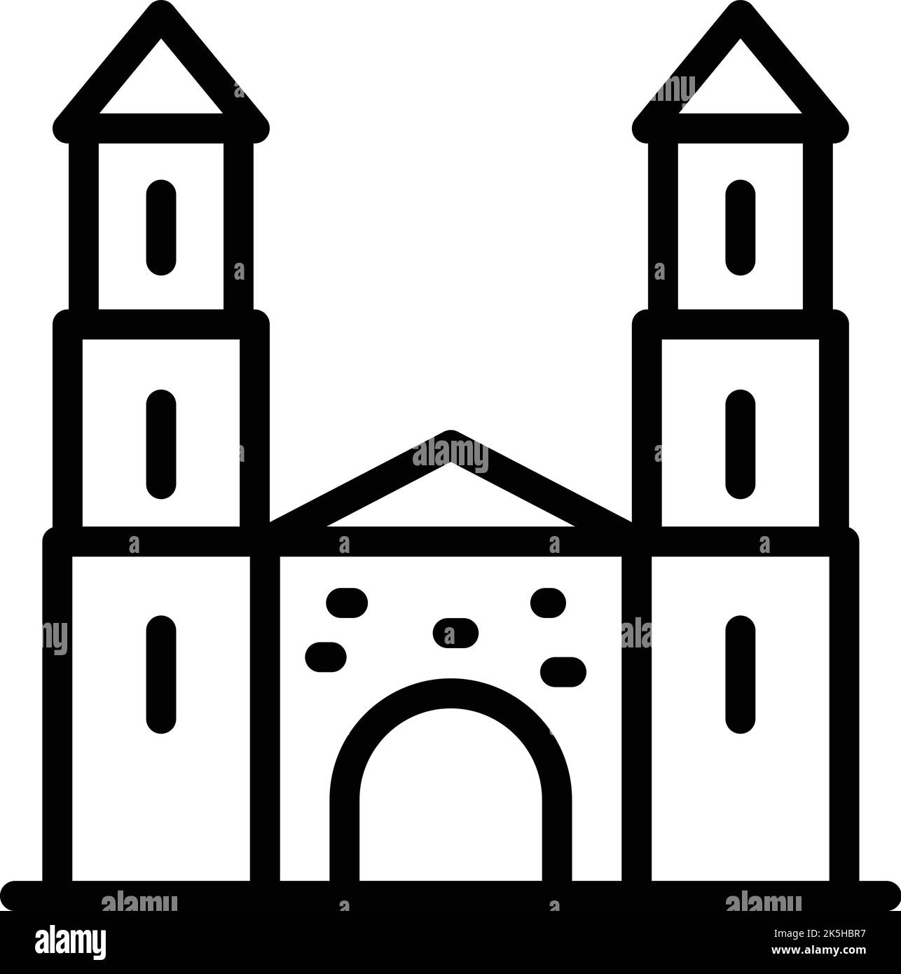 Zadar architecture Stock Vector Images - Alamy