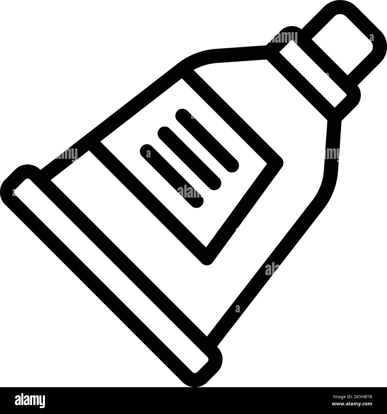 Care toothpaste icon outline vector. Dentist teeth. Magic lips Stock ...