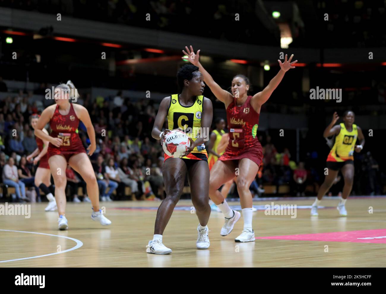 Uganda She Cranes' Margret Baagala and England’s Imogen Allison in ...