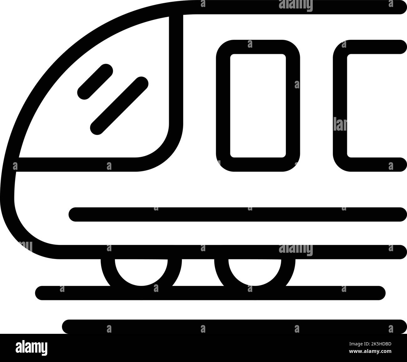 German train icon outline vector. Bavarian pretzel. Landmark festival ...
