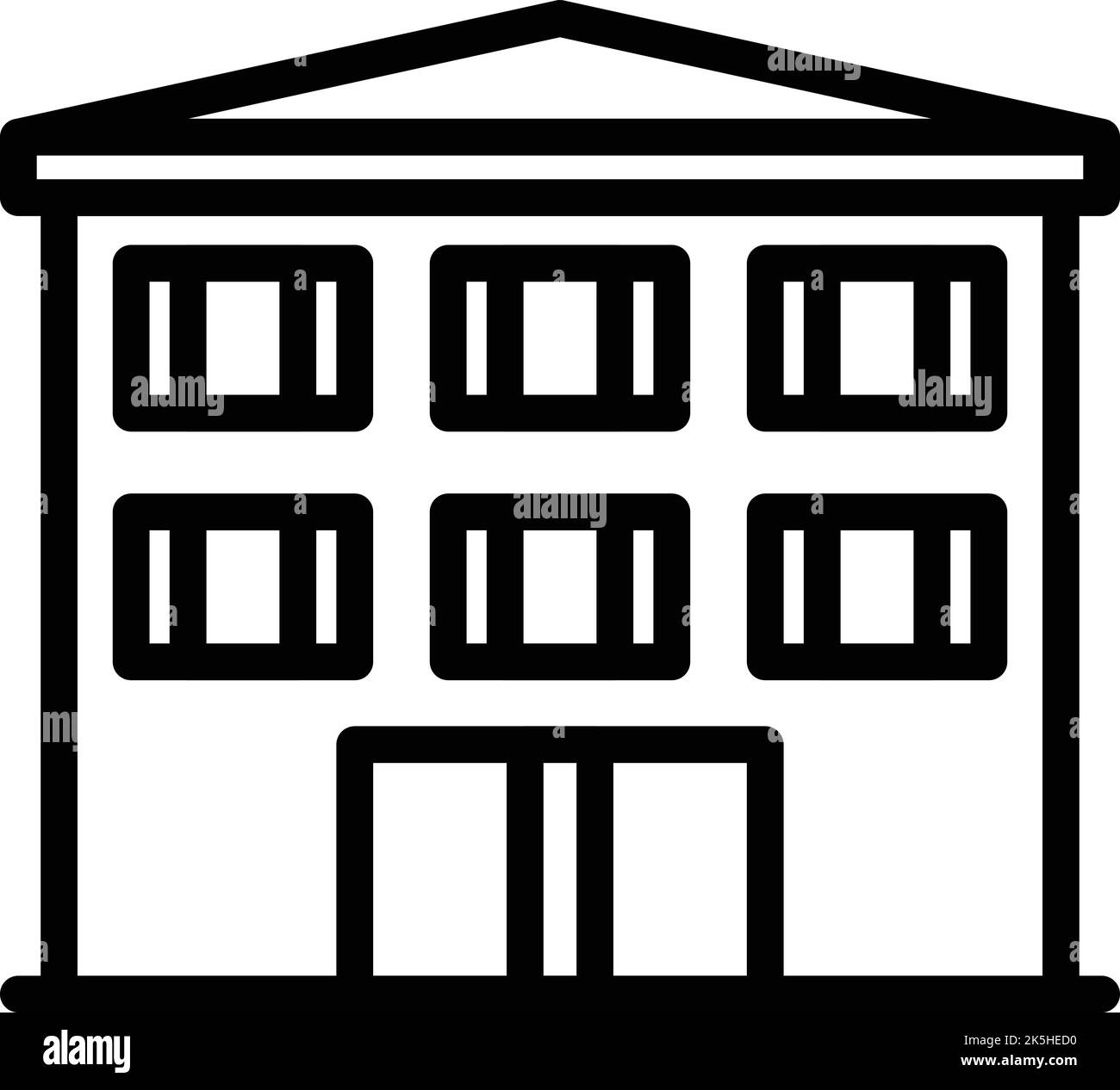 Montenegro city building icon outline vector. Map tour. Balkan coast ...