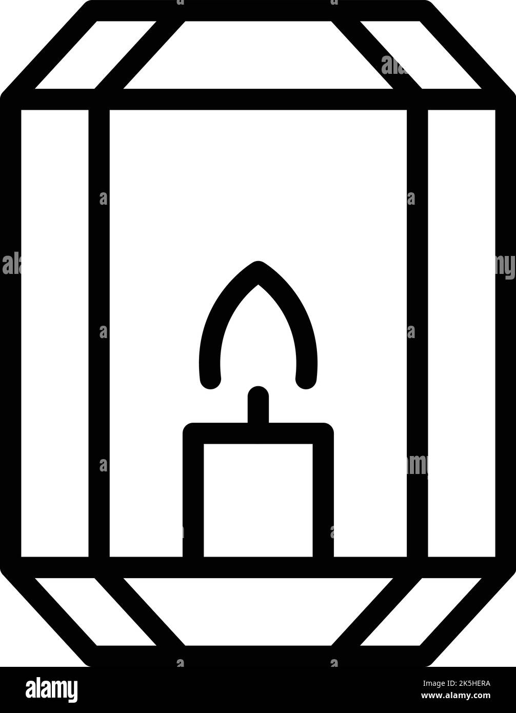 Fly lamp icon outline vector. City skyline. Sky tourism Stock Vector ...