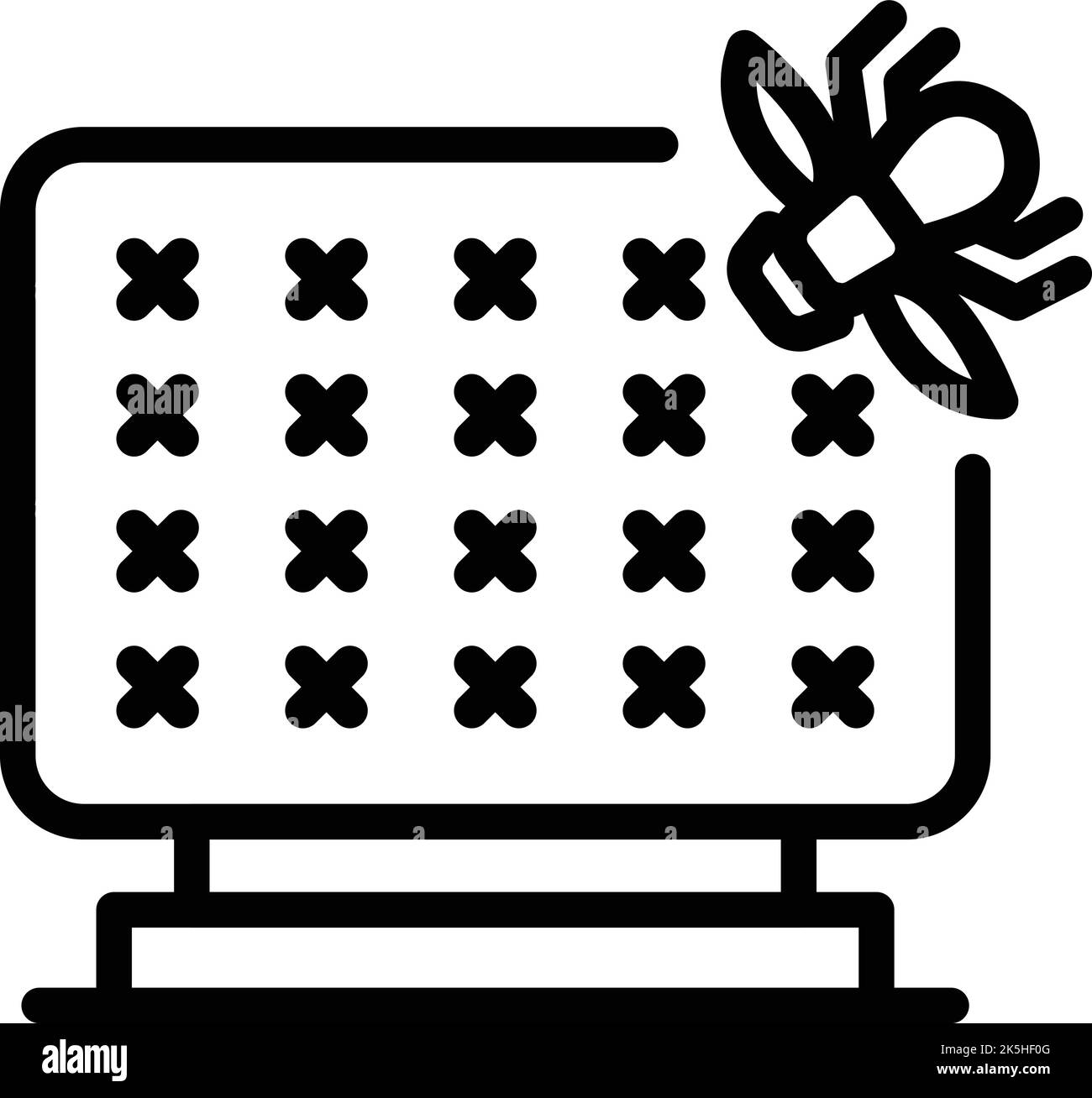 Repellent insect icon outline vector. Mosquito control. Anti pest Stock ...