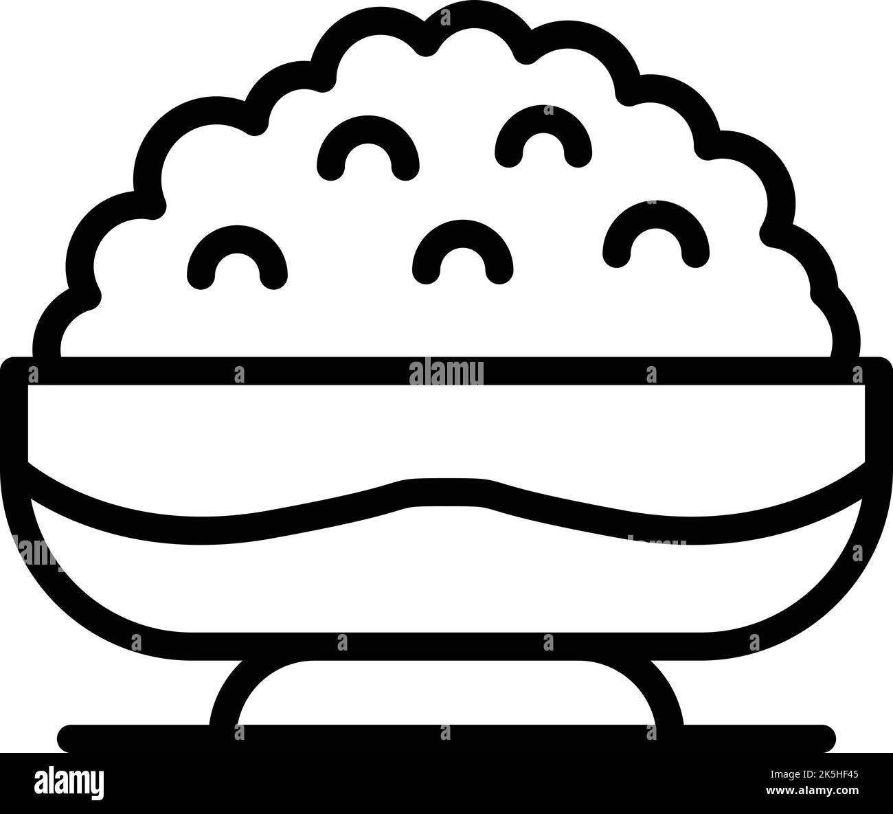 Indian rice icon outline vector. Travel city. India bengal Stock Vector ...