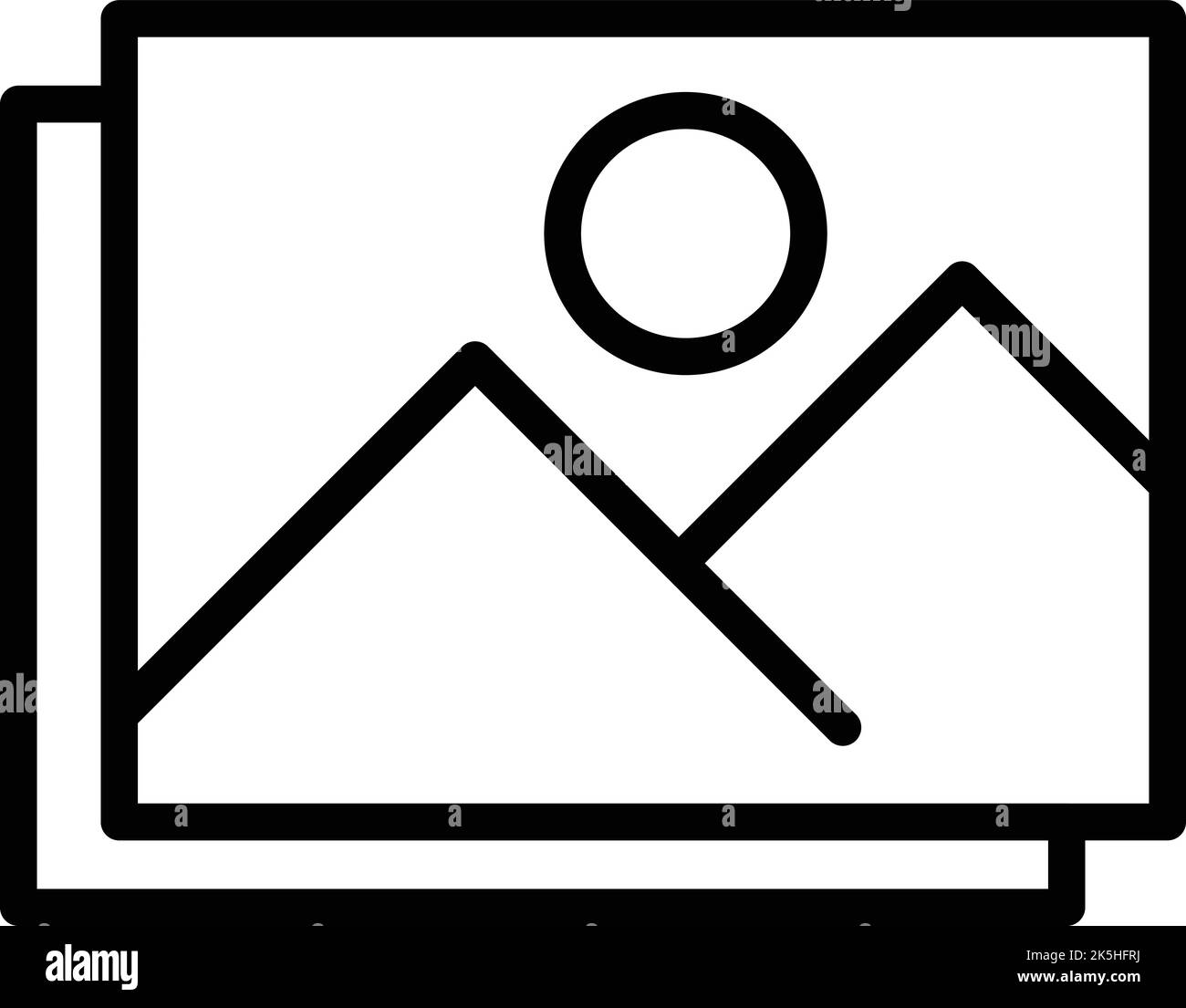 Focus snapshot icon outline vector. Image cam. Smartphone cell Stock ...