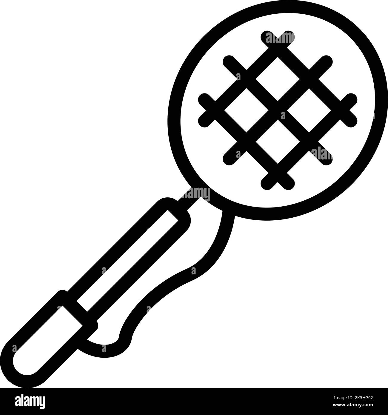 Bug bite icon outline vector. Insect control. Cute electric Stock ...