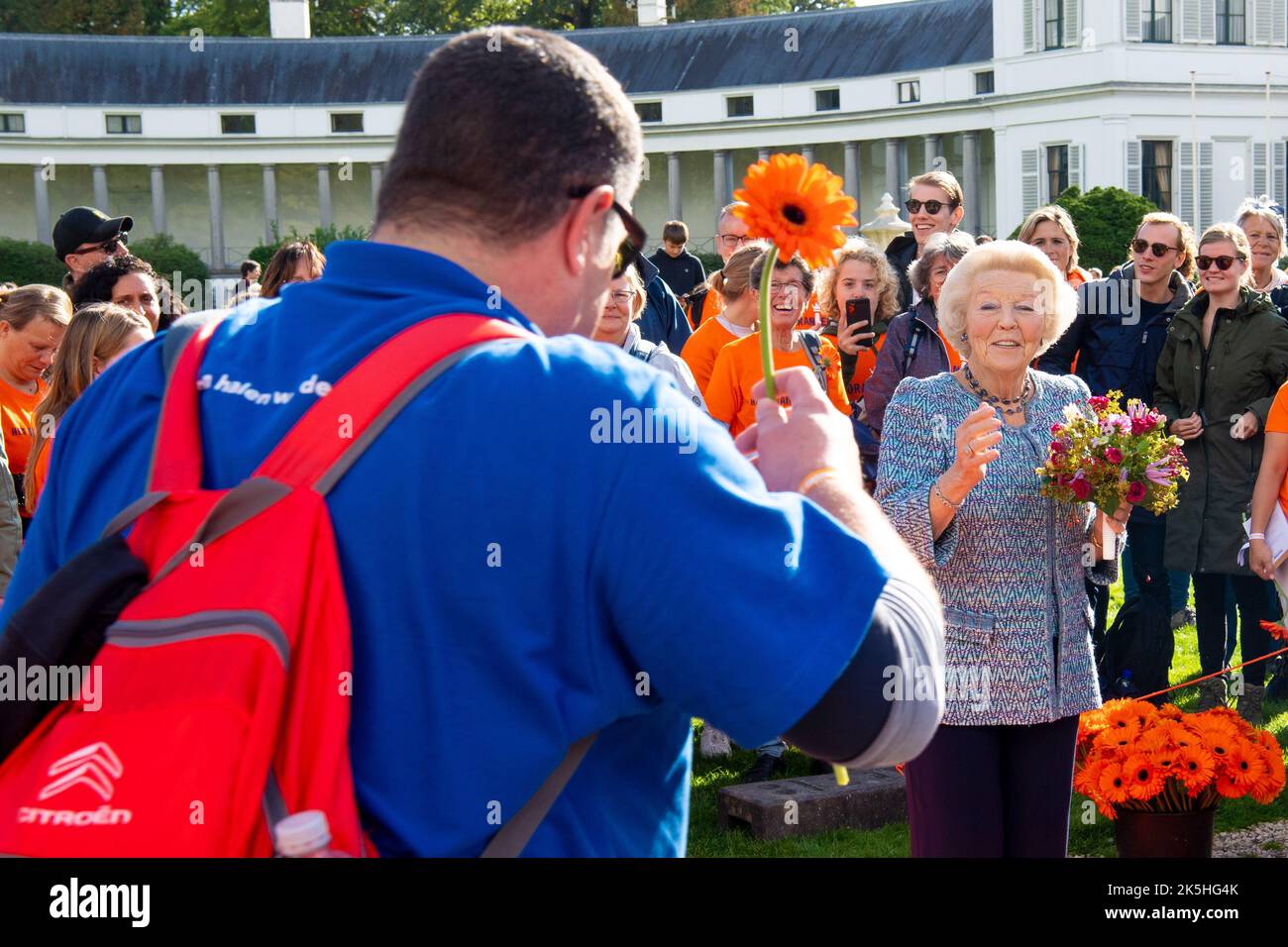 Princess Beatrix at the Oranjepad of the Princess Beatrix Spierfonds on ...