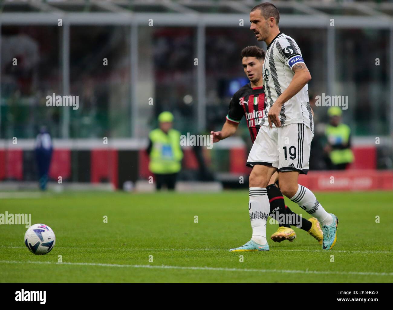 Leonardo Bonucci of Juventus Fc during the Italian Serie a, football match between Ac Milan and ...