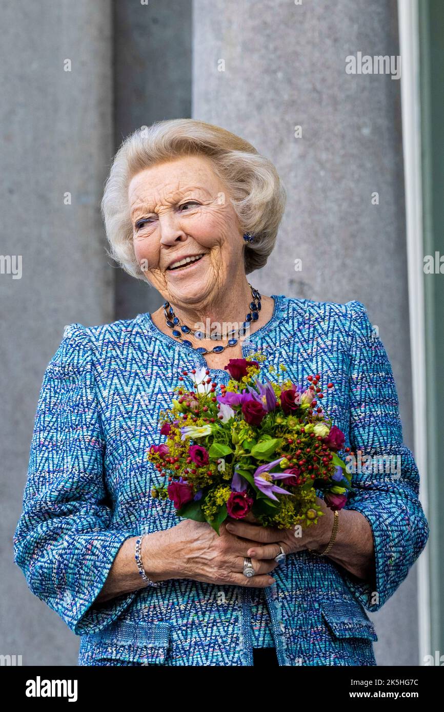 Princess Beatrix at the Oranjepad of the Princess Beatrix Spierfonds on ...