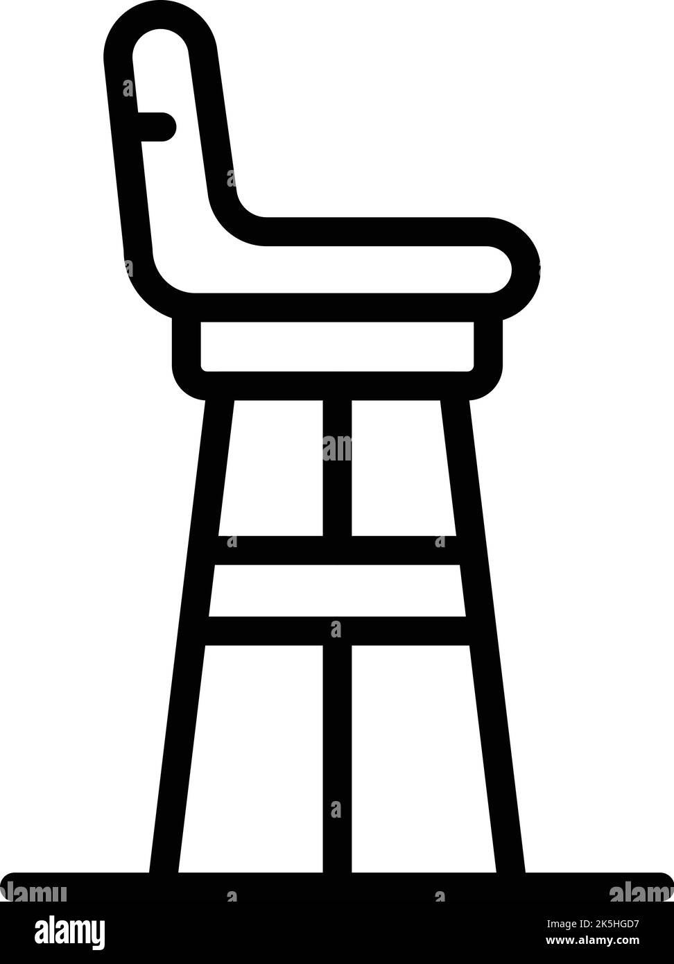Modern barstool chair Cut Out Stock Images & Pictures - Alamy