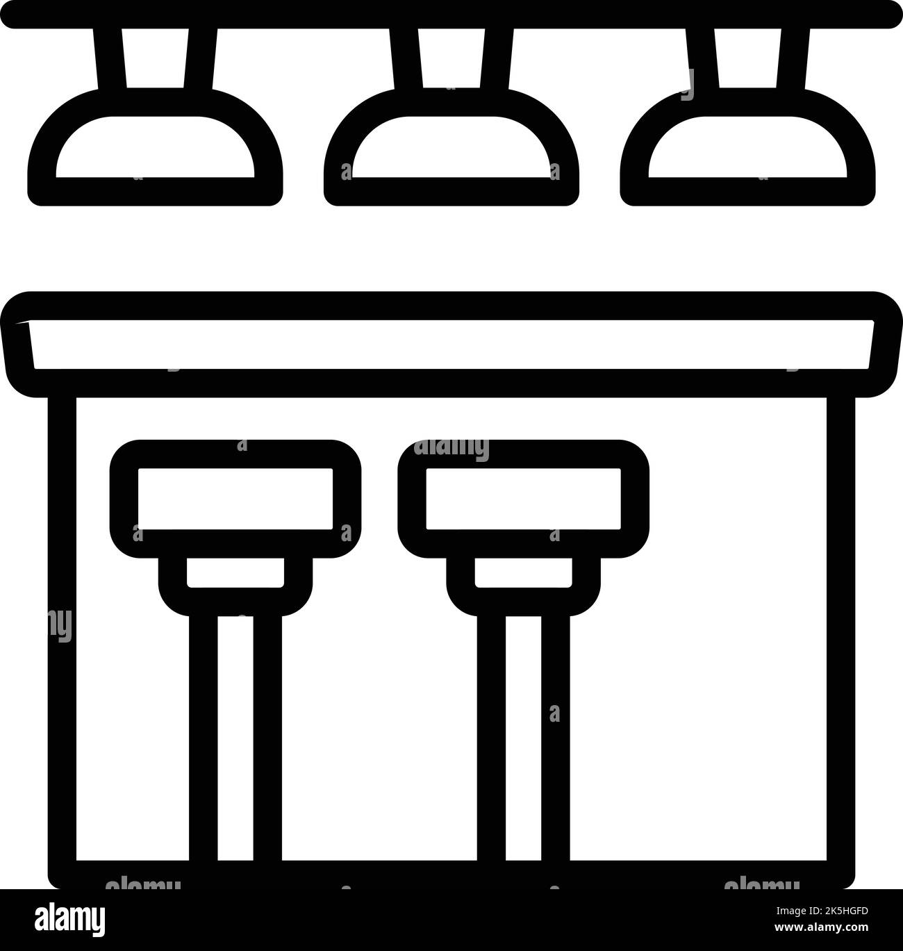 Bar furniture icon outline vector. Cafe stool. Modern seat Stock Vector ... Bar furniture icon outline vector. Cafe stool. Modern seat Stock Vector ...