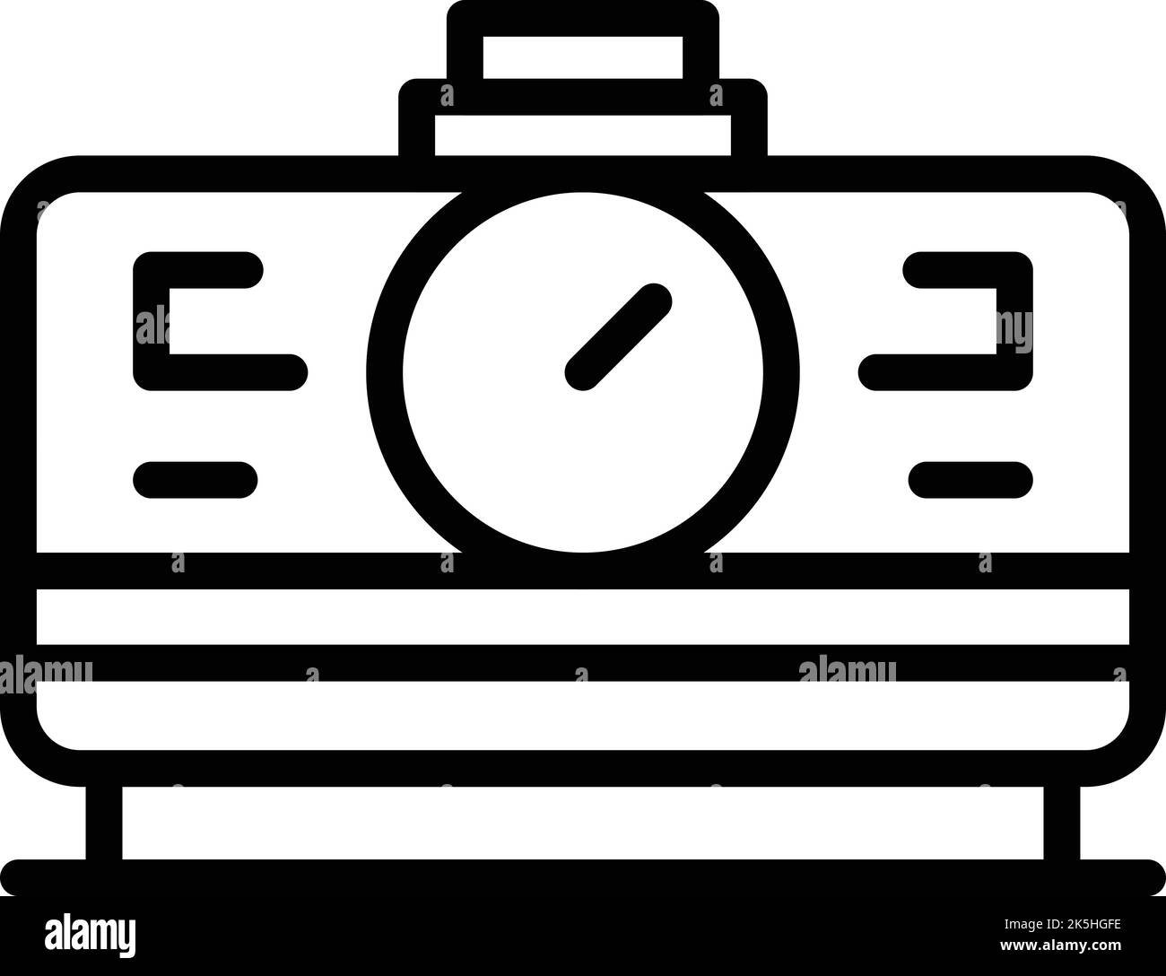 Maintenance generator icon outline vector. Electric power. Portable ... Maintenance generator icon outline vector. Electric power. Portable ...