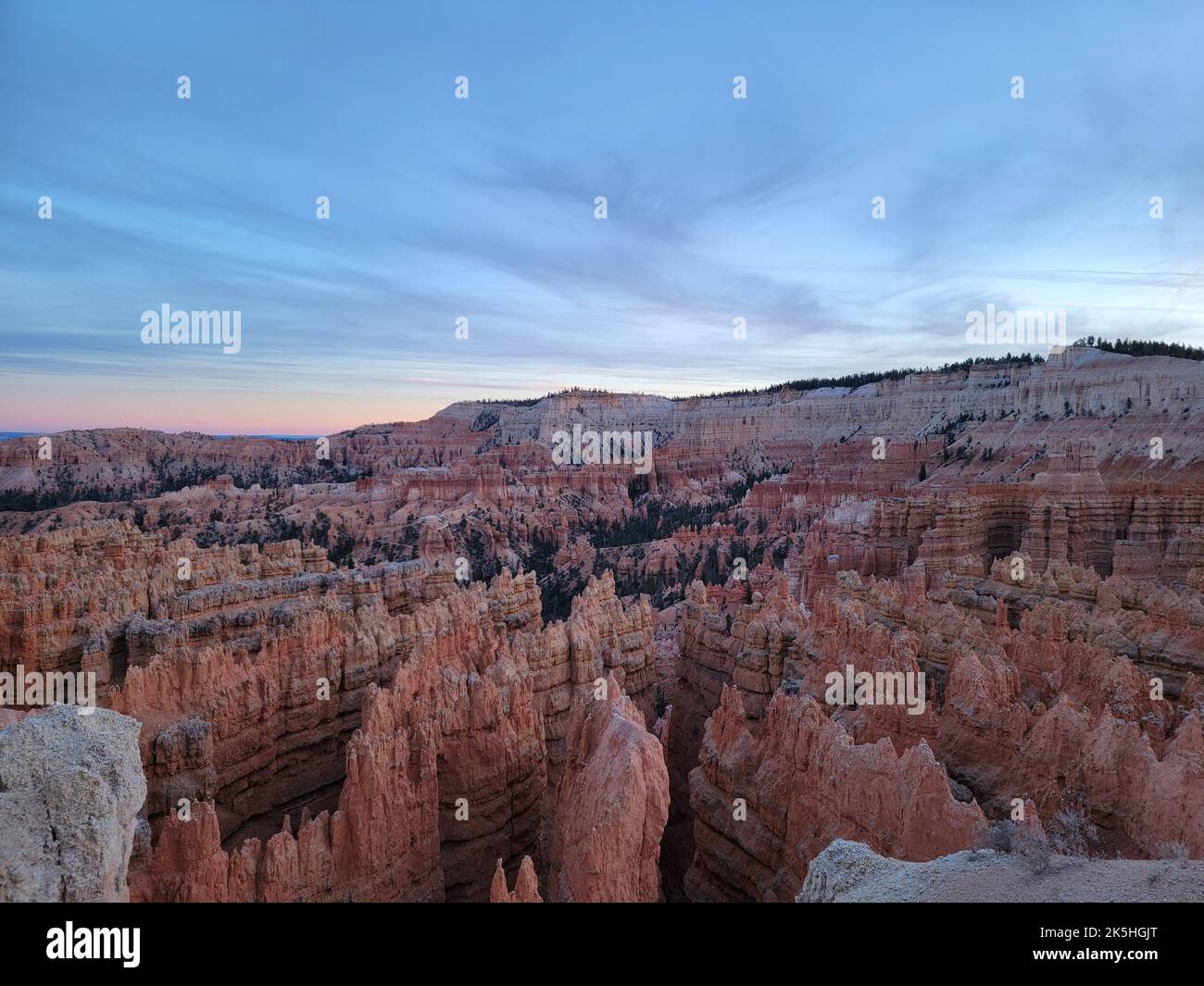 A bird's eye view Bryce Canyon National Park Sunrise Point in Garfield ...
