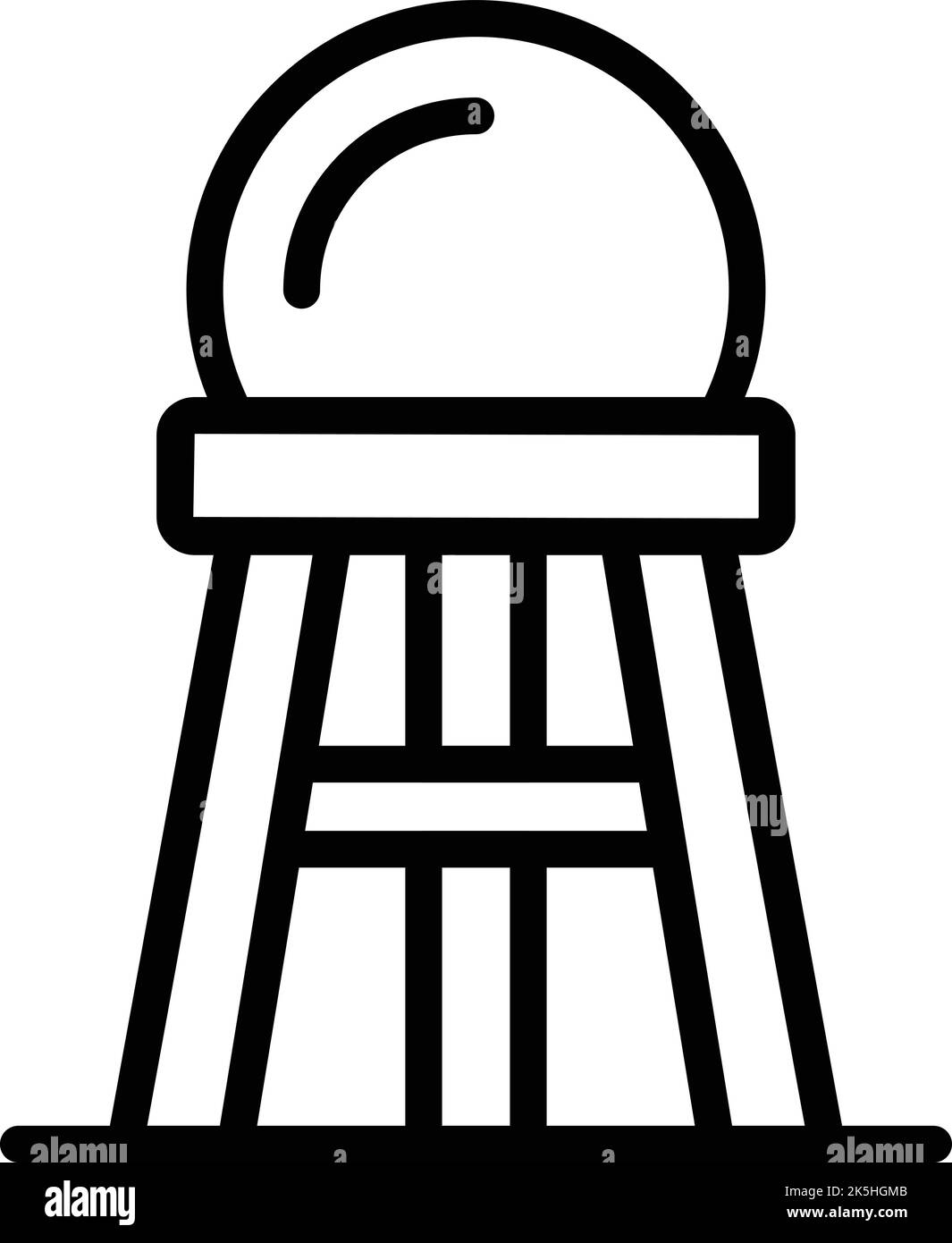 Leg chair icon outline vector. Bar stool. High seat Stock Vector Image ... Leg chair icon outline vector. Bar stool. High seat Stock Vector Image ...