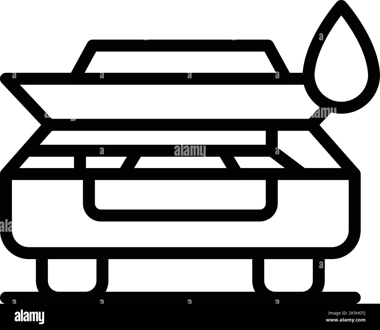 Under hood wash icon outline vector. Car wash. Auto washer Stock Vector ...