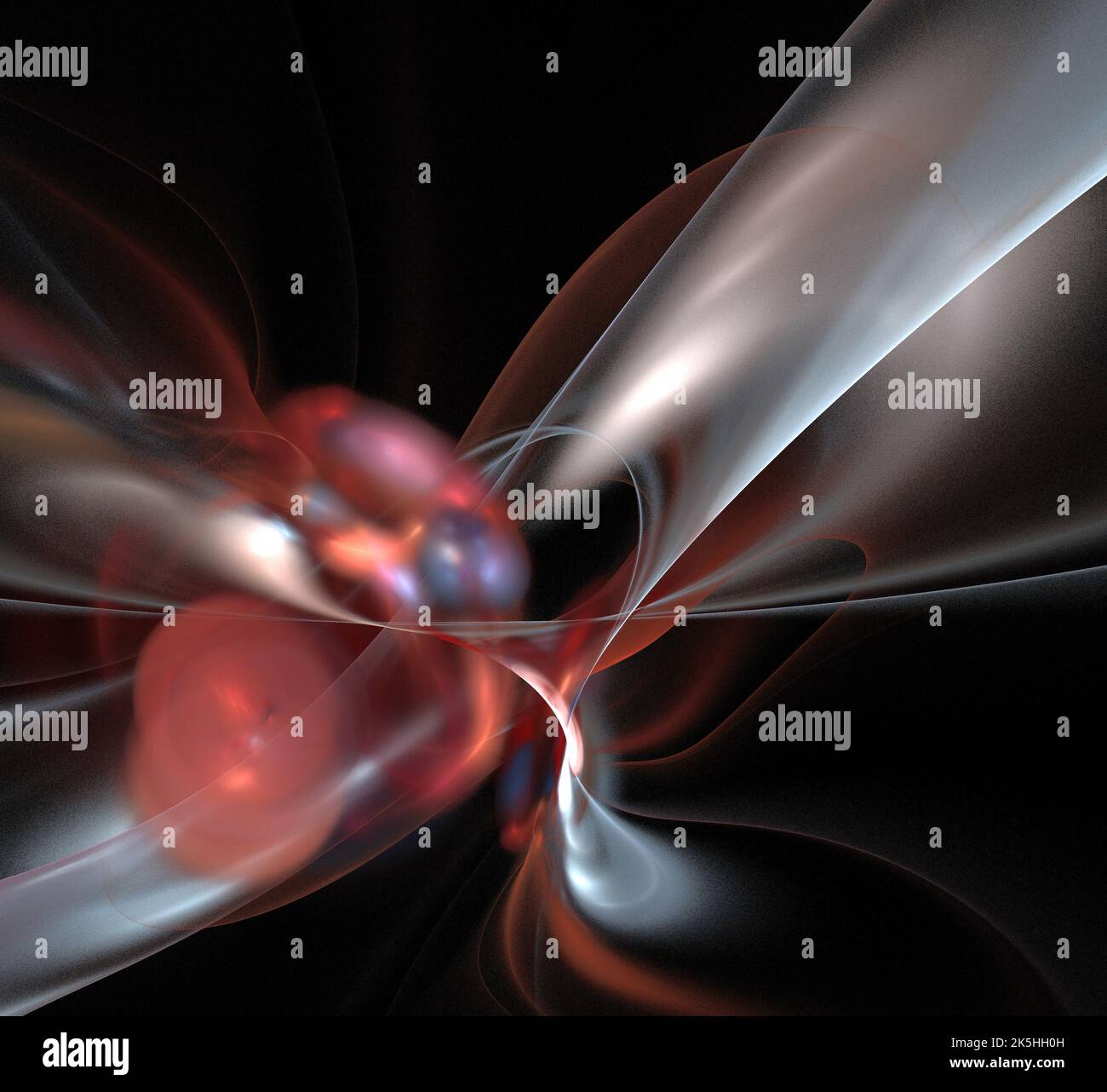 image of one Illustration of digital fractal Stock Photo - Alamy