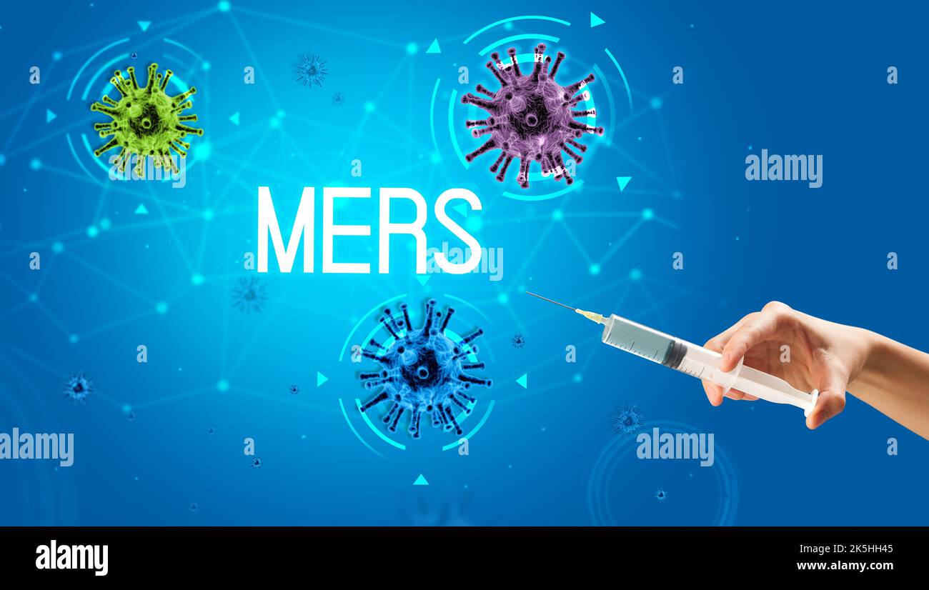 Syringe, medical injection in hand, coronavirus vaccine concept Stock ...