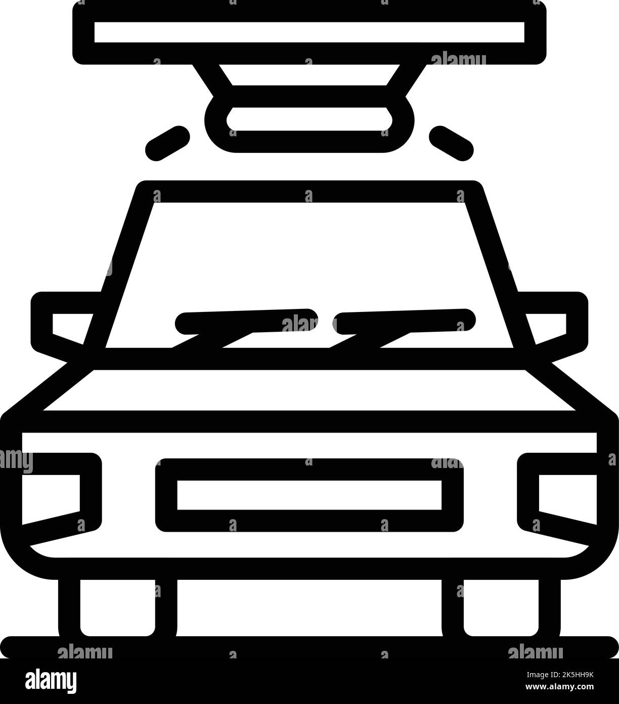 Car wash icon outline vector. Auto service. Clean window Stock Vector ...