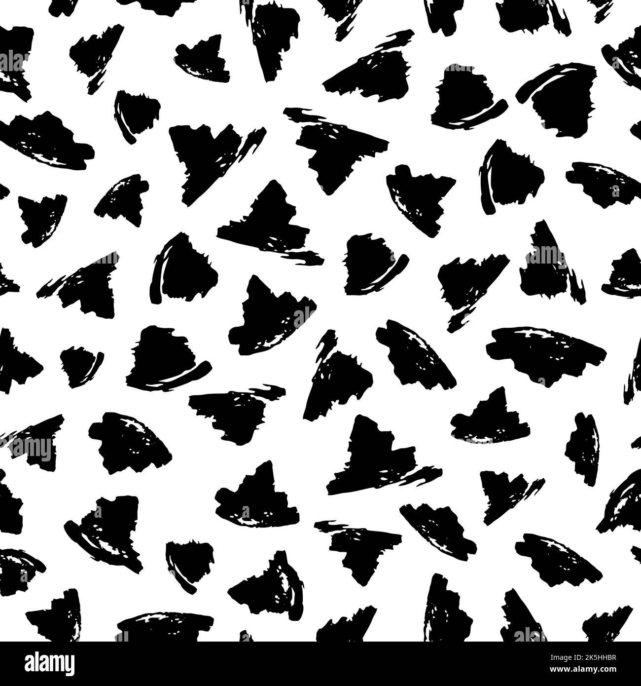 Seamless pattern with hand drawn shapes background. Geometric graphic ...