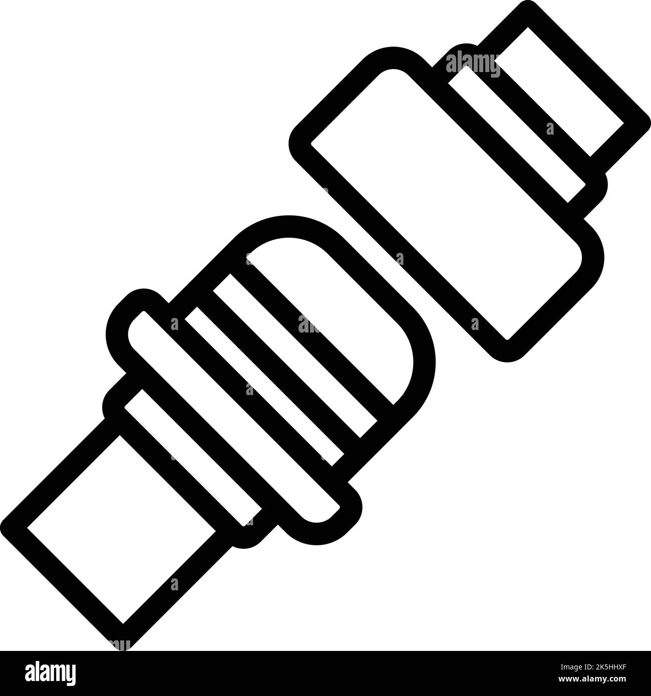 Modern car belt icon outline vector. Safety seat. Safe drive Stock ...