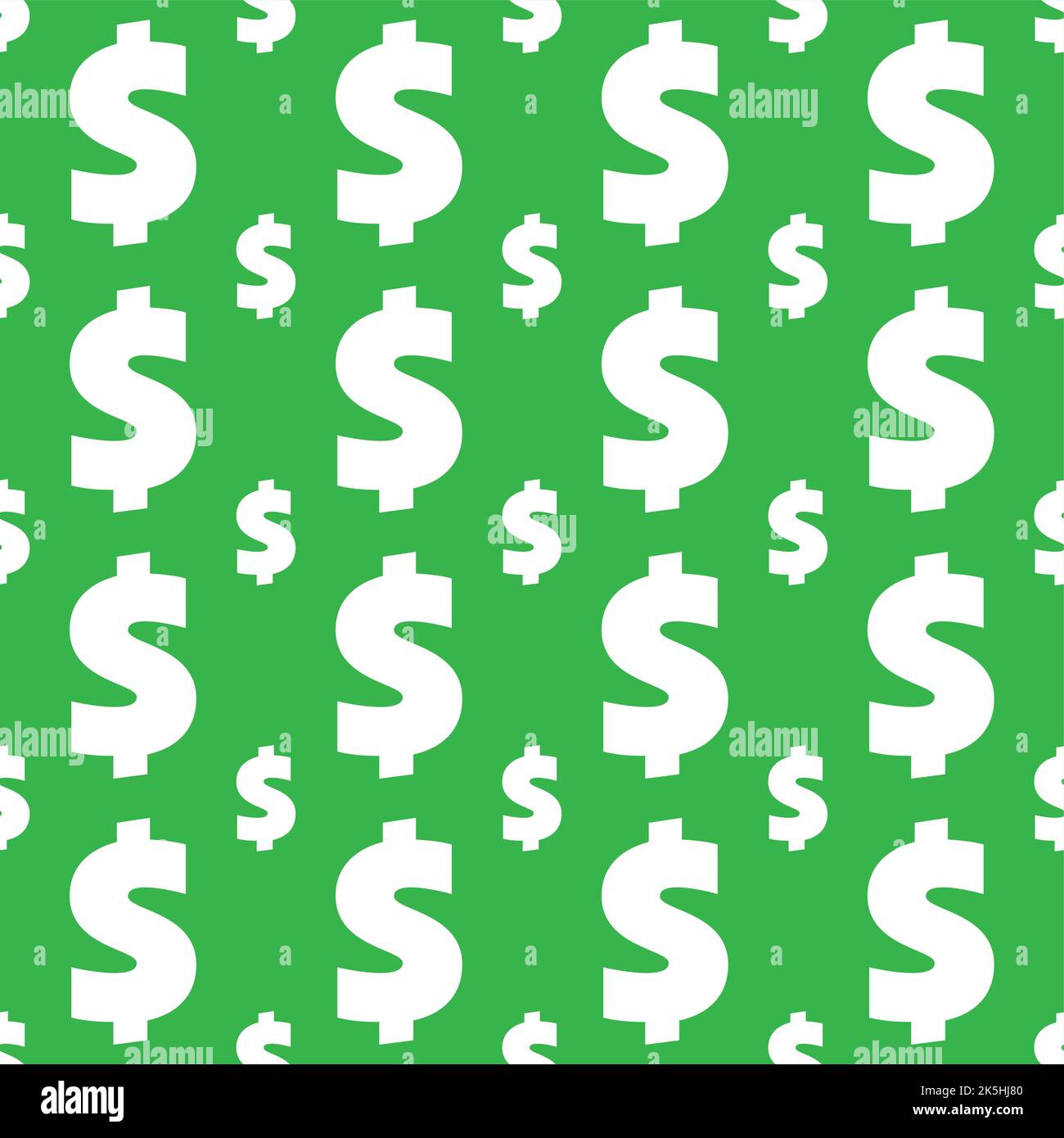 Dollar sign seamless pattern. Wrapping background with repeating USA ...