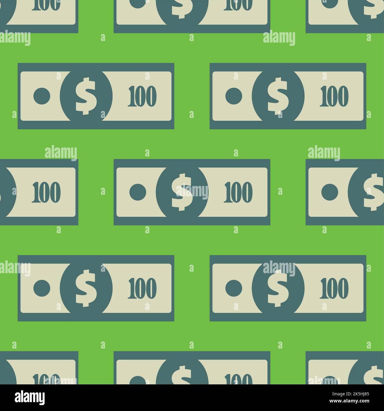 Dollar banknote seamless pattern. American bucks abstract texture ...