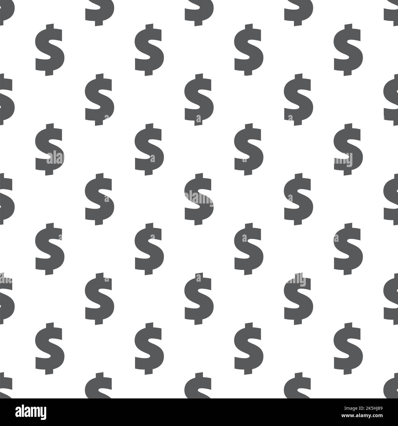 Dollar sign seamless pattern. Wrapping background with repeating USA ...