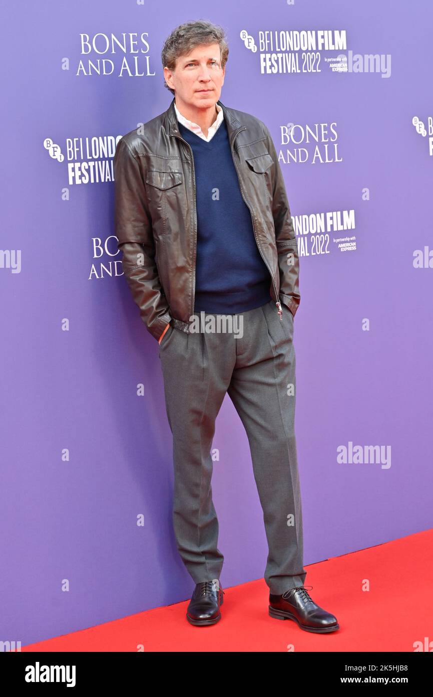 London, UK. 8th Oct 2022. Producer Peter Spears arrive at the Bones and All - World Premiere of ...