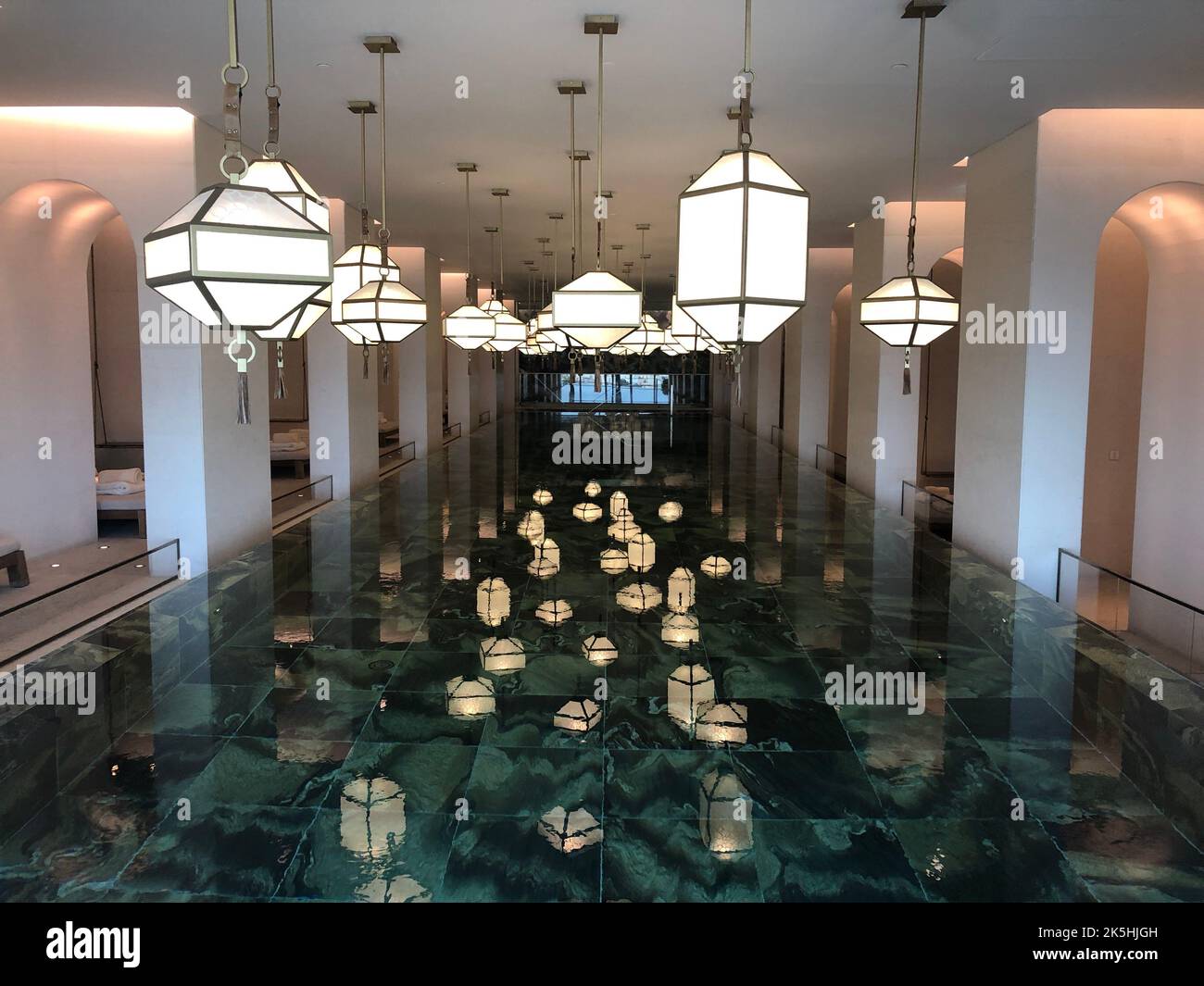 The interior of the Four Seasons hotel in Kuwait Stock Photo - Alamy