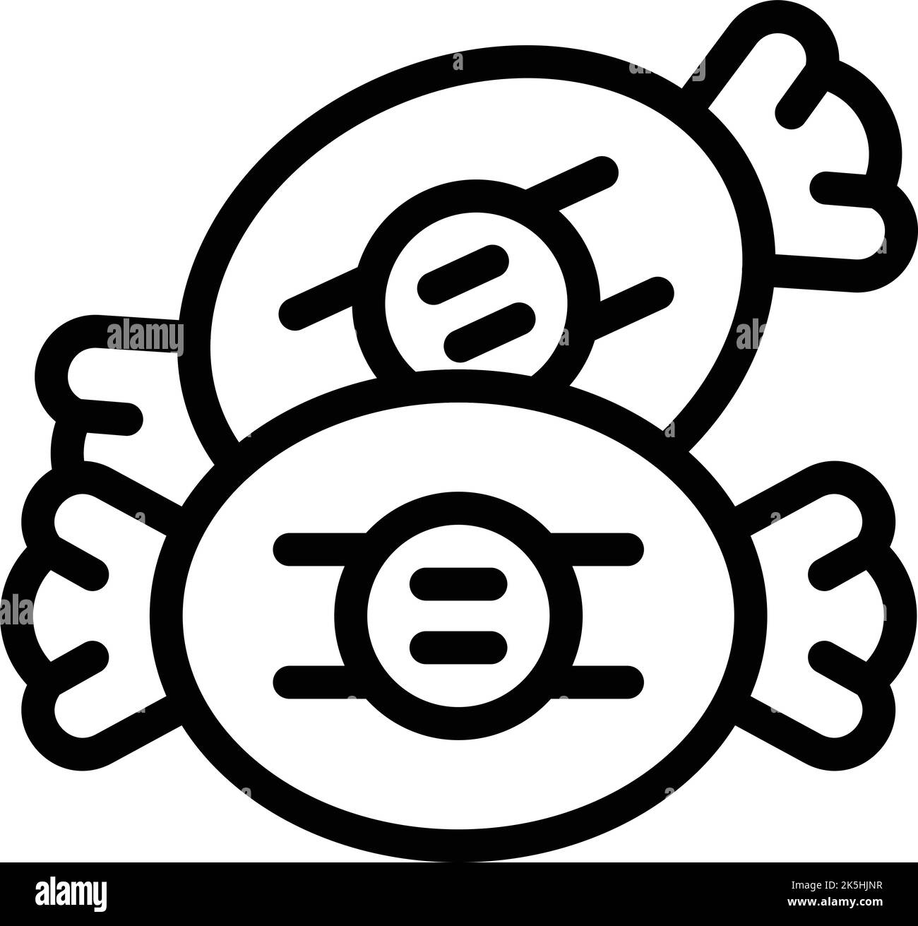 Sweet candy icon outline vector. Chocolate fondue. Waterfall machine ...