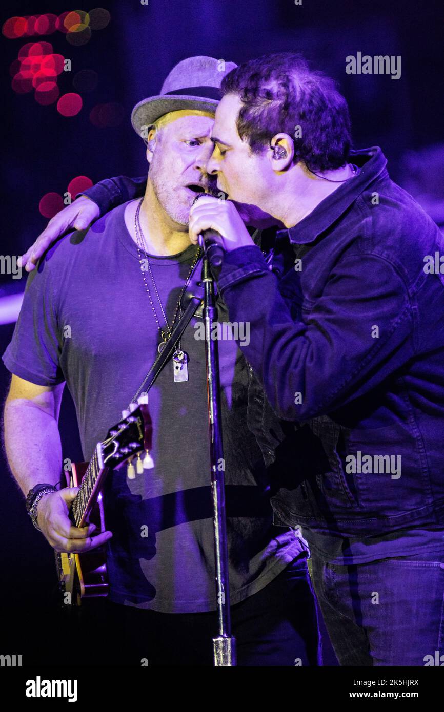 Milan Italy. 07 October 2022. The American band COUNTING CROWS performs ...