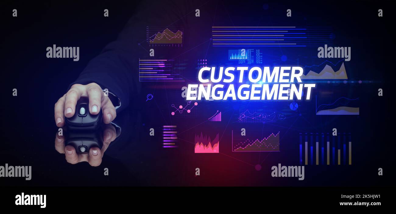 hand holding wireless peripheral, cyber business concept Stock Photo ...