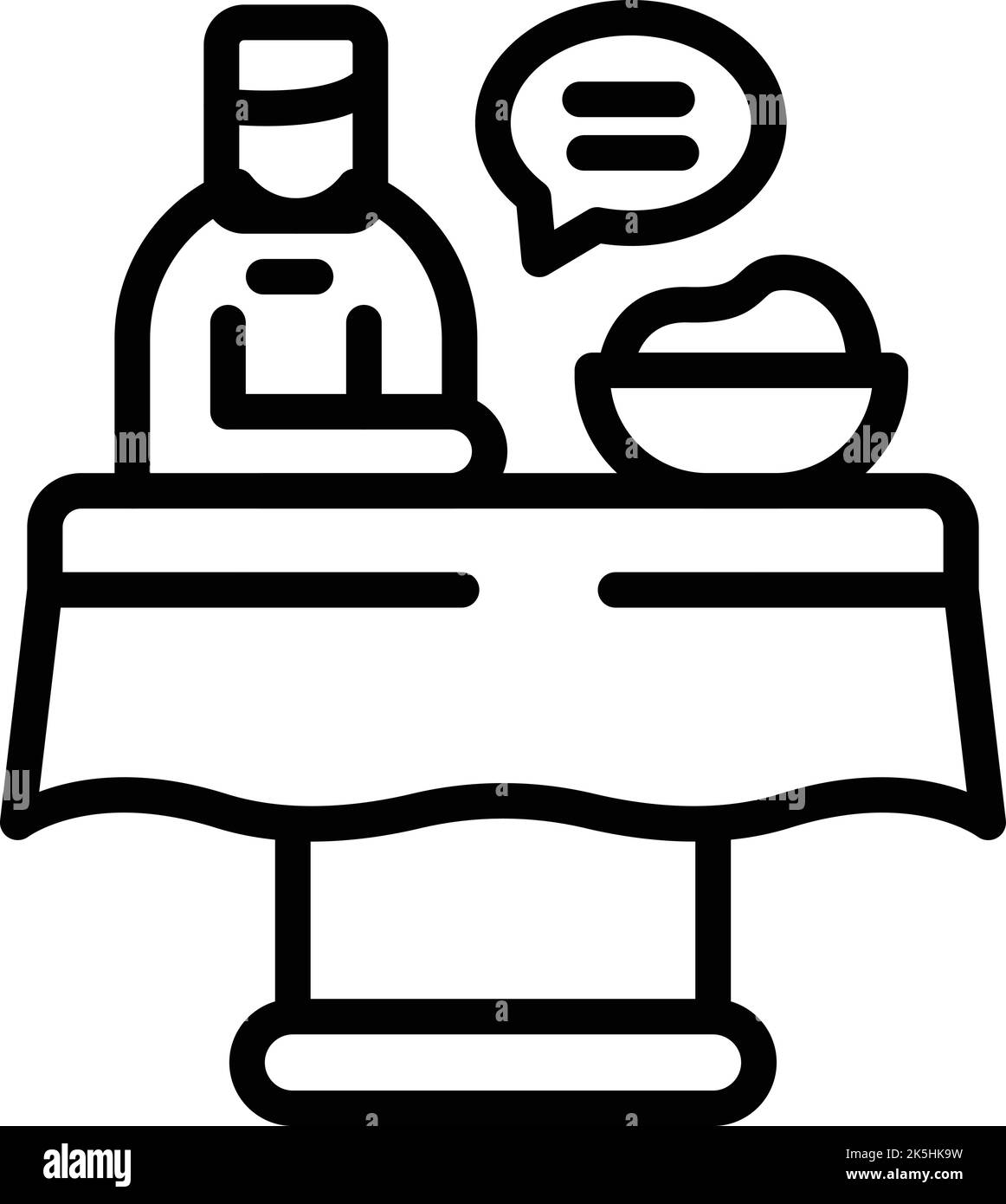 Restaurant food review icon outline vector. Safety inspection ...